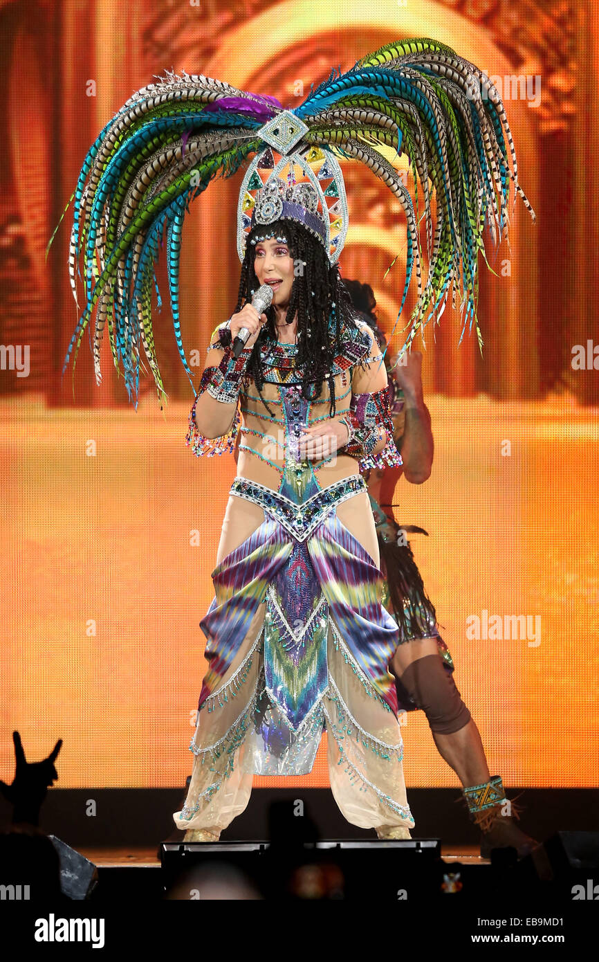 Cher In Concert at MGM Grand Garden Arena Las Vegas Featuring: Cher ...