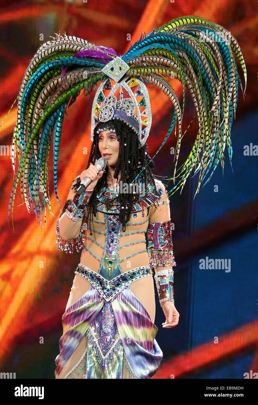 Cher In Concert at MGM Grand Garden Arena Las Vegas Featuring: Cher ...