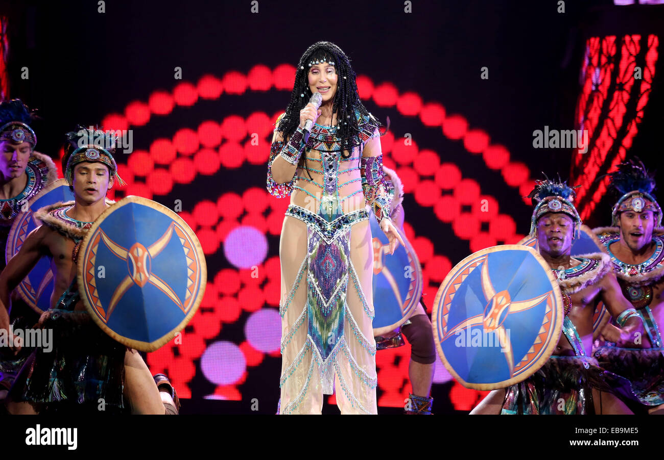 Cher In Concert at MGM Grand Garden Arena Las Vegas Featuring: Cher ...