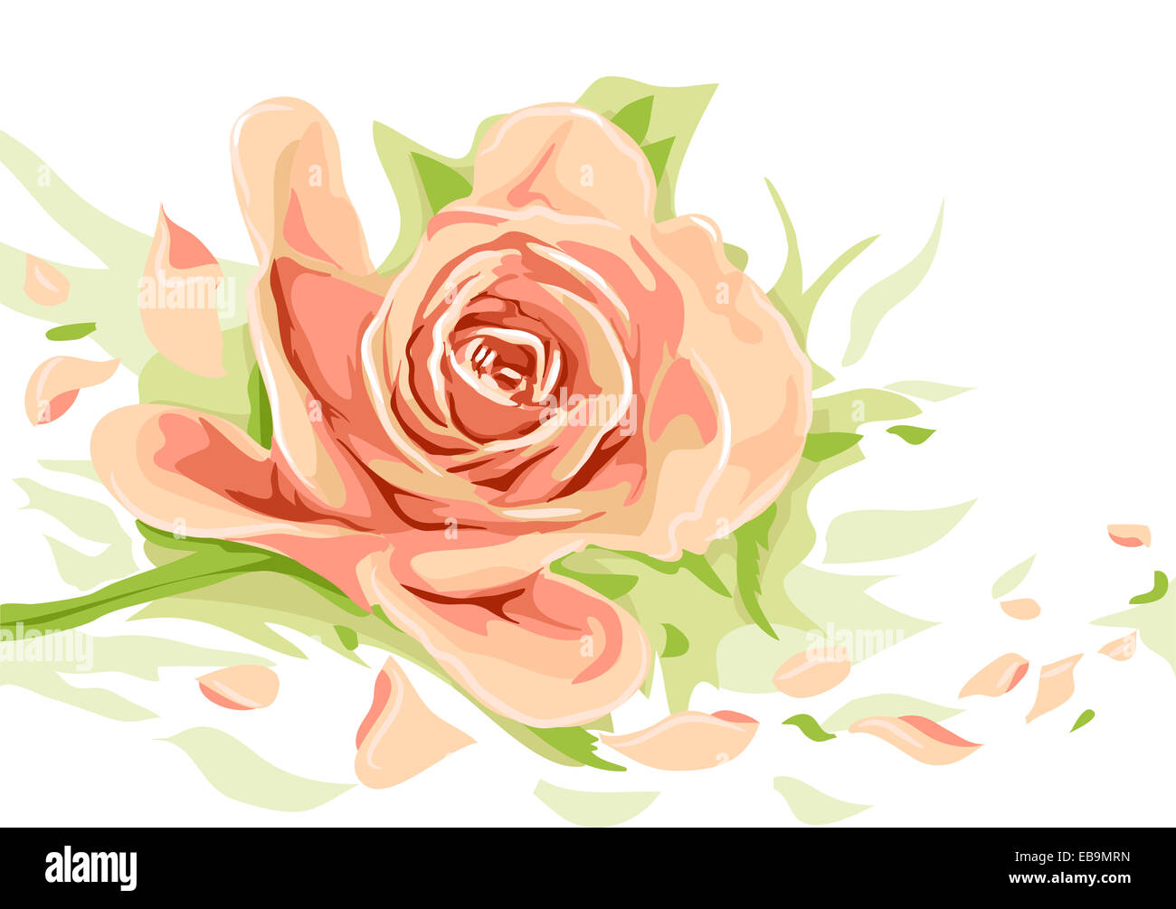 Peach Flower Clip Art