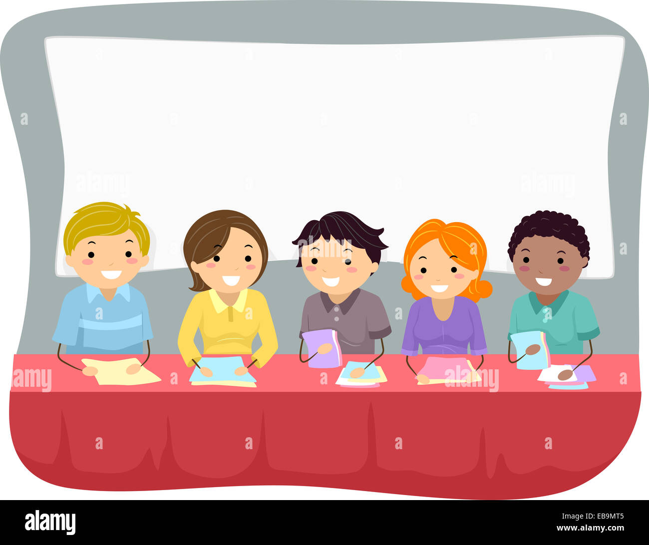 Preparing for interview illustration hi-res stock photography and ...