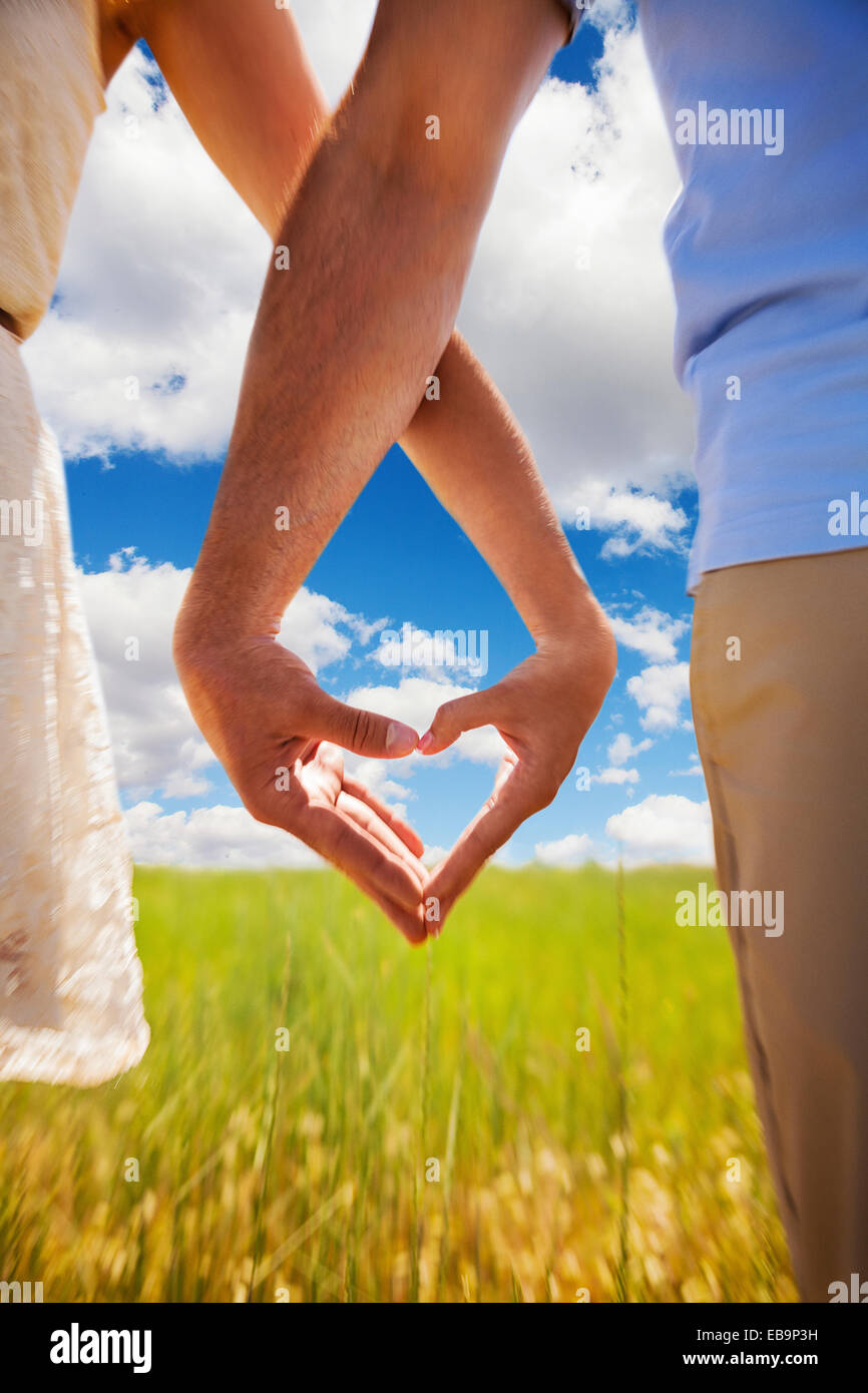Hands Making Heart Shape High Resolution Stock Photography and Images ...
