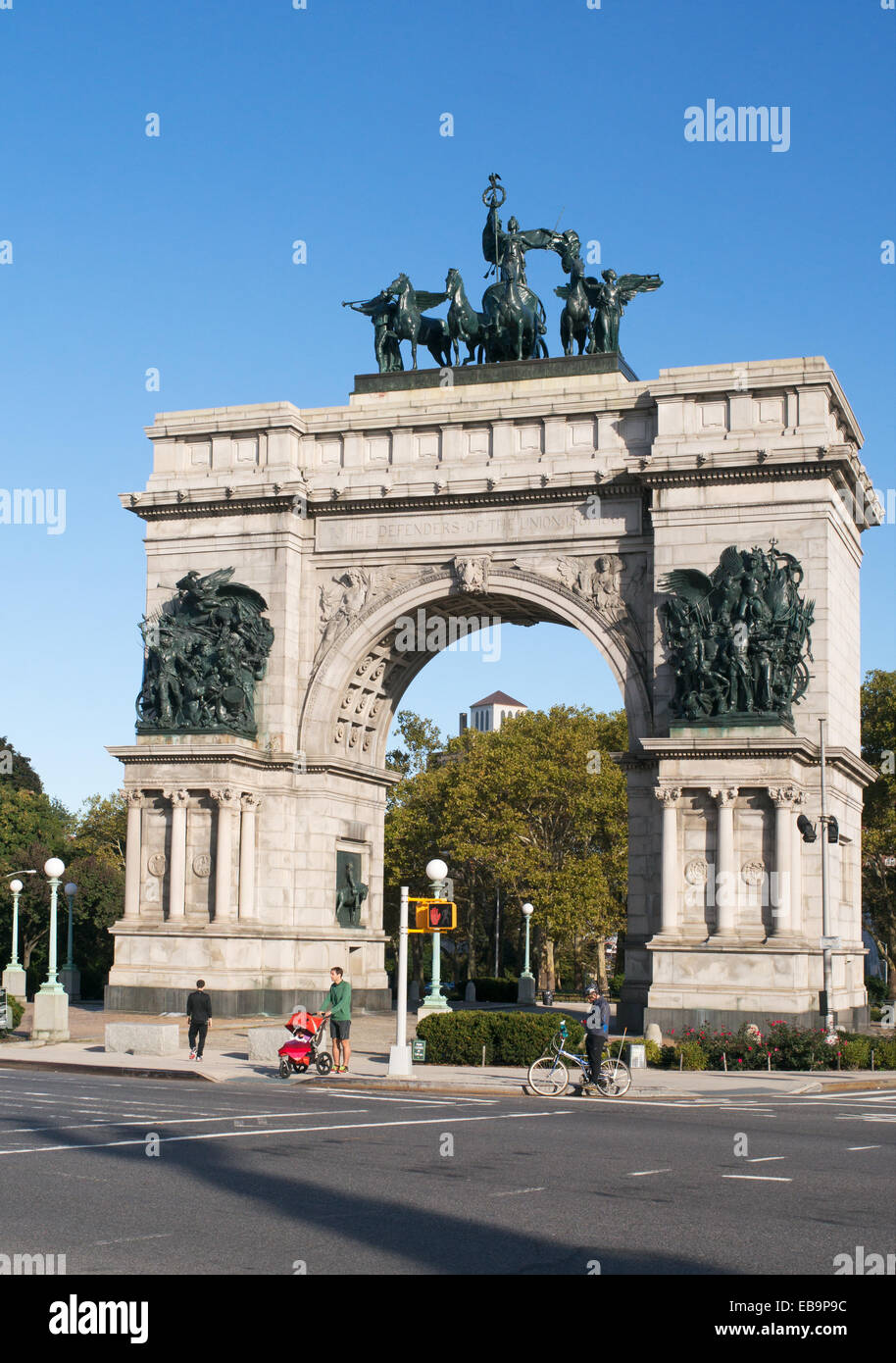 Soldiers' and Sailors' memorial Arch Brooklyn, NYC, USA Stock Photo - Alamy