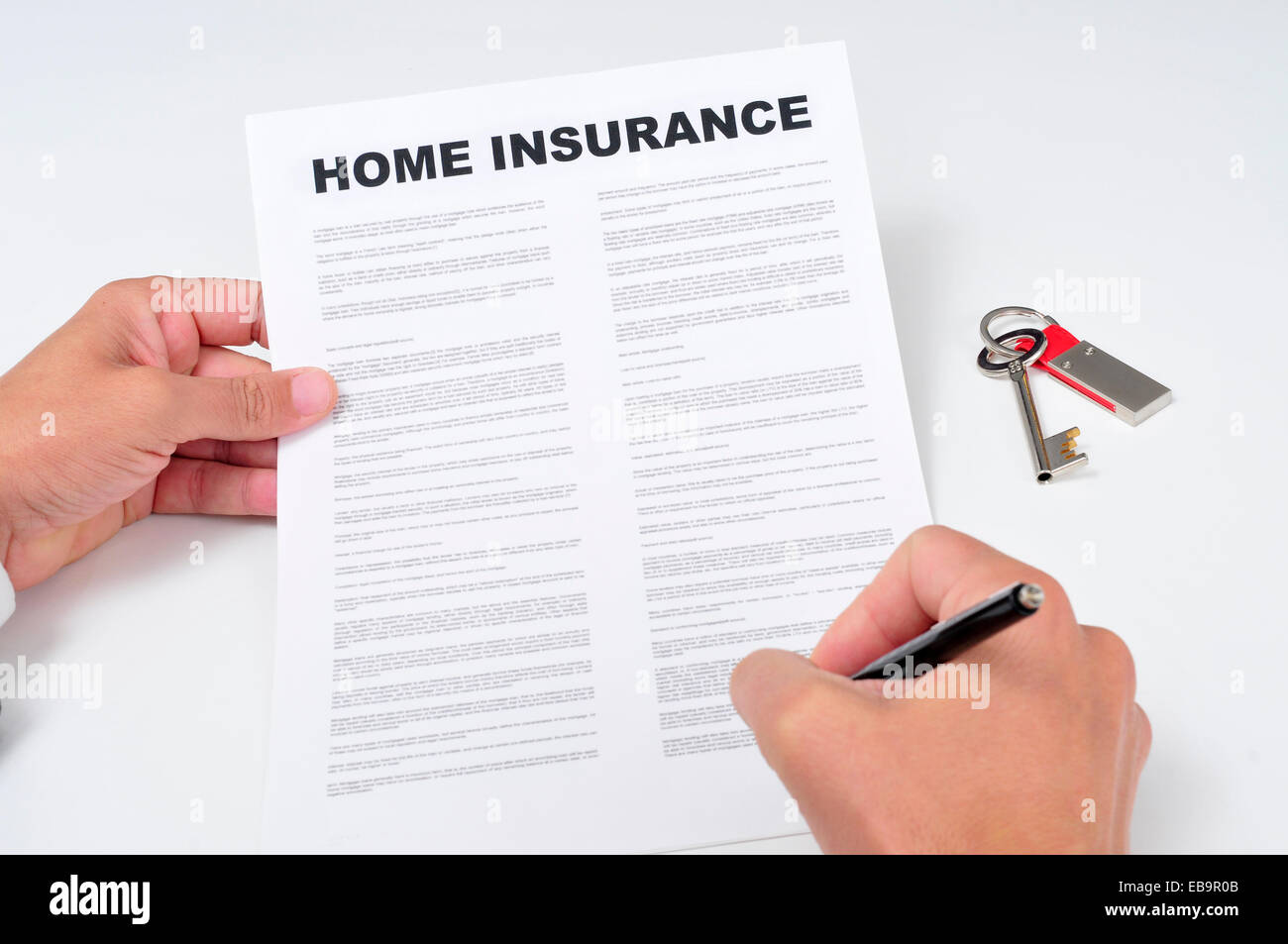 Insurance policy document hi-res stock photography and images - Alamy