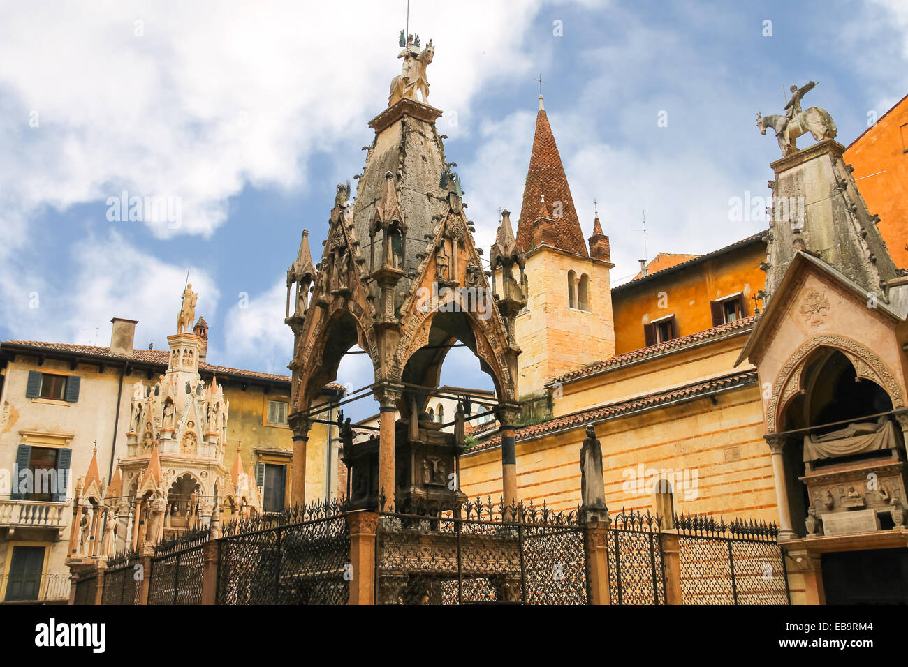 Scaliger Tombs - Gothic tombstones of three members of the genus ...