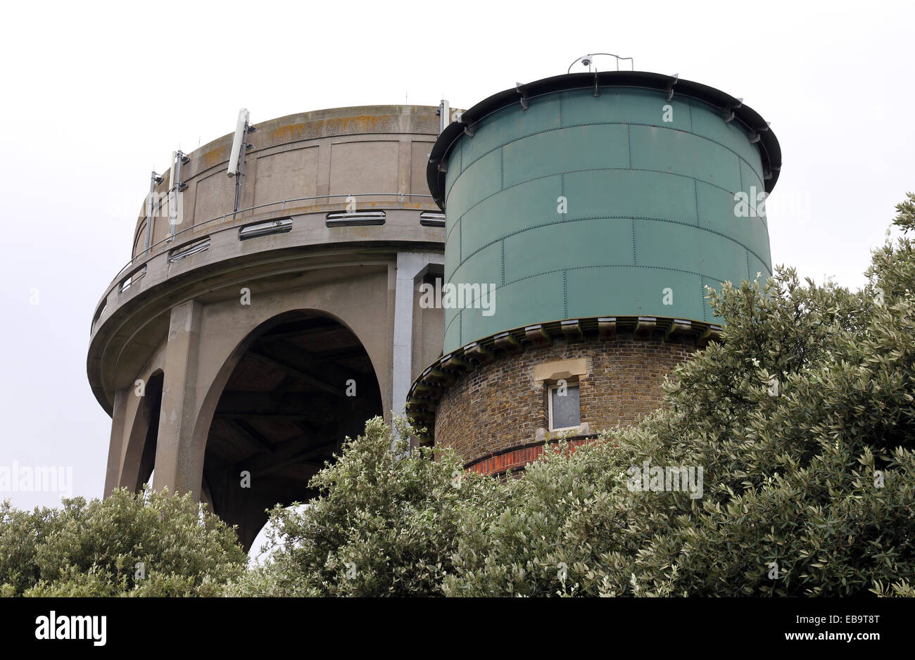 Concrete water storage tower hi-res stock photography and images - Alamy