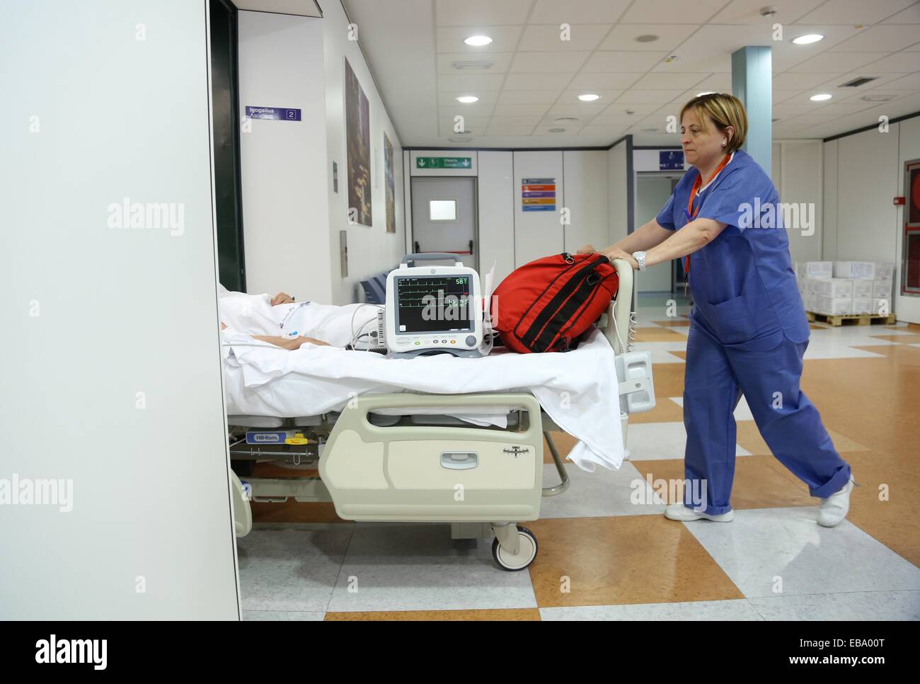 adult Basque Country bed care caring color image Donostia equipment ...