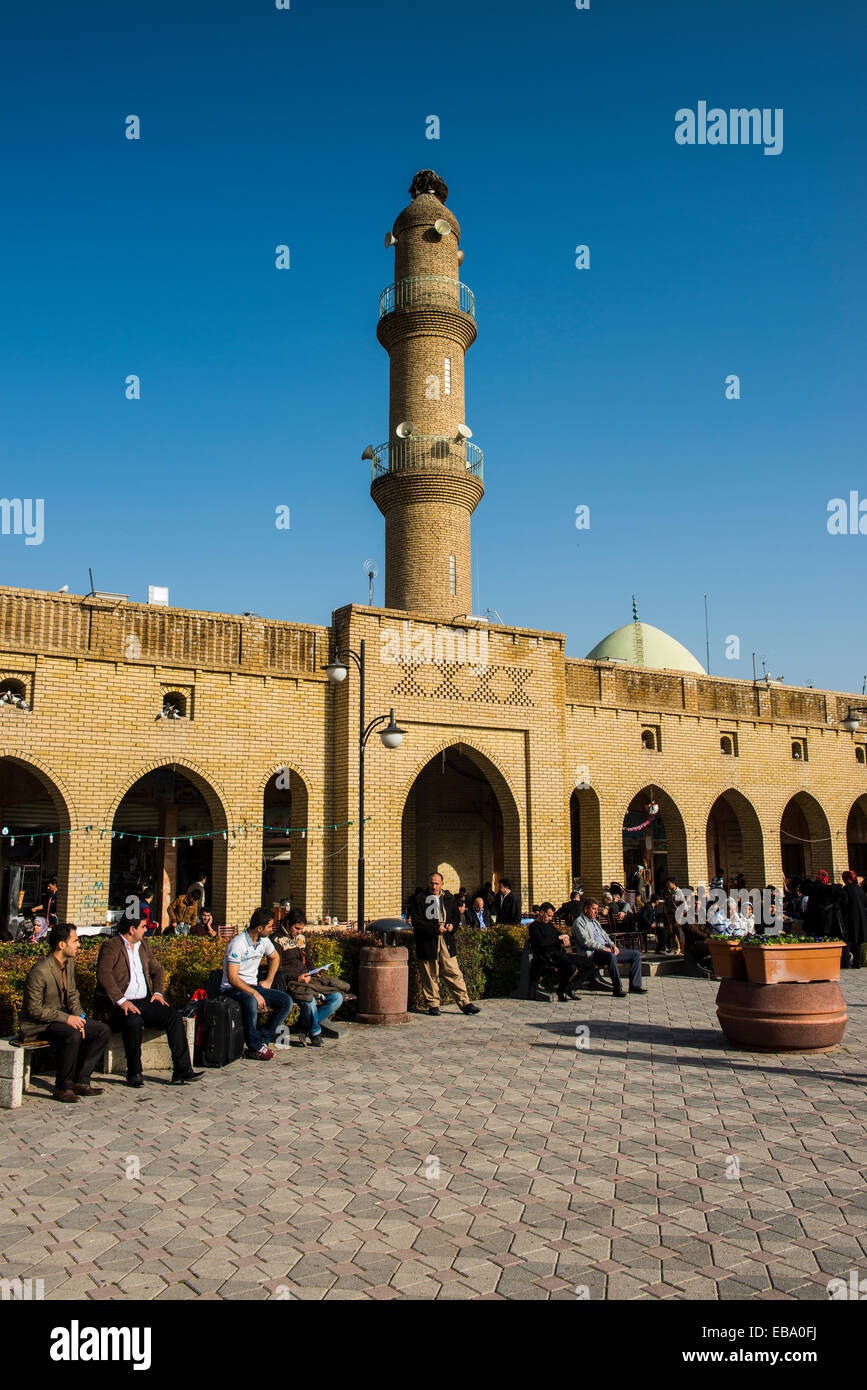 Bazaar square, Erbil, Arbil Province, Iraqi Kurdistan, Iraq Stock Photo ...