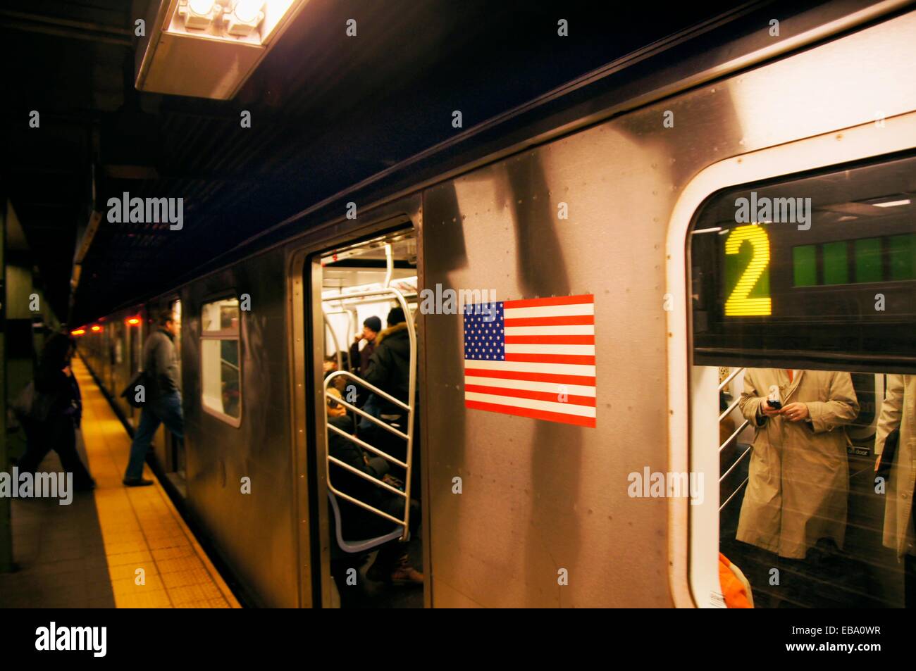 USA, New York, Subway Stock Photo - Alamy
