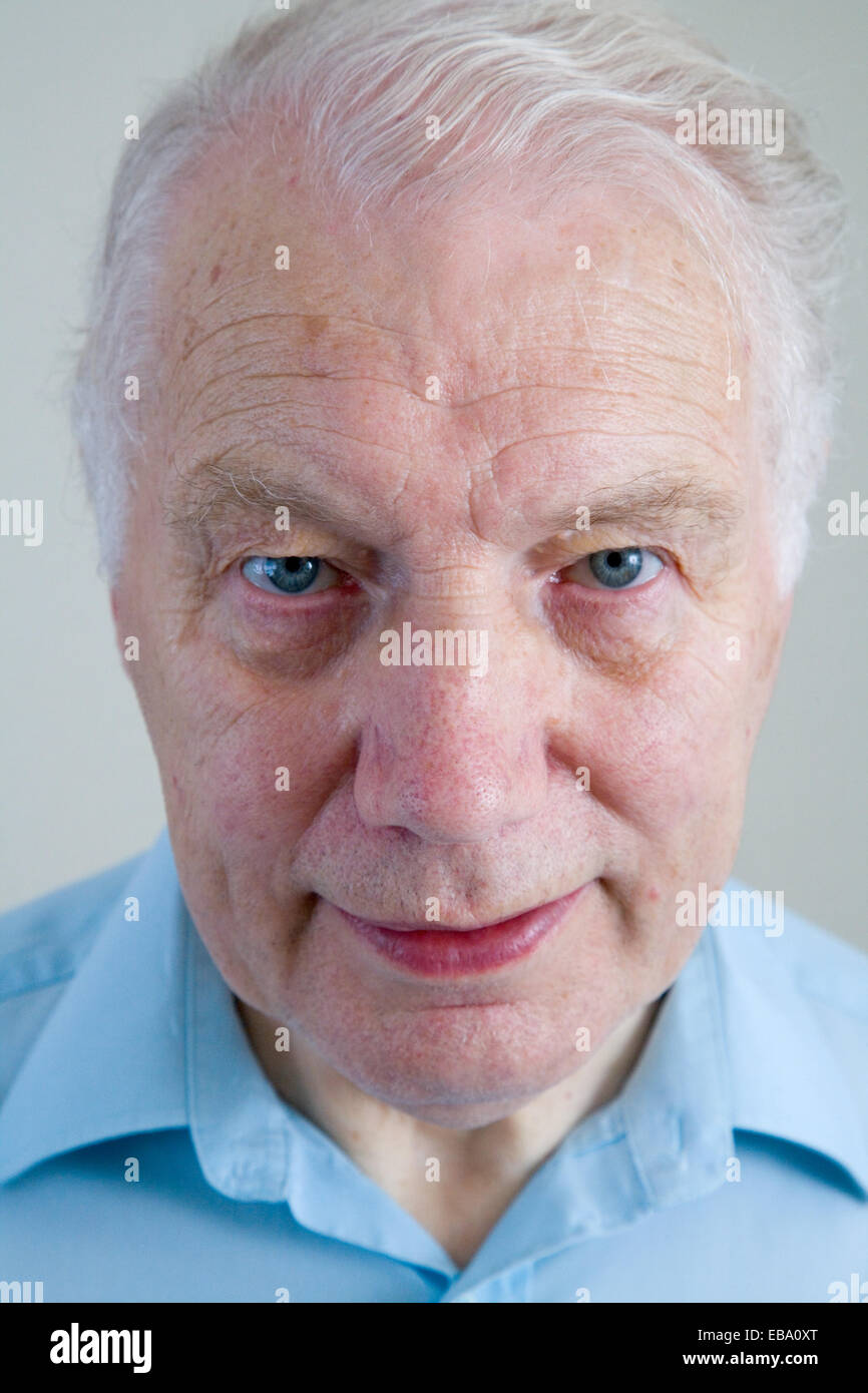 Portrait of an older man smiling Stock Photo - Alamy