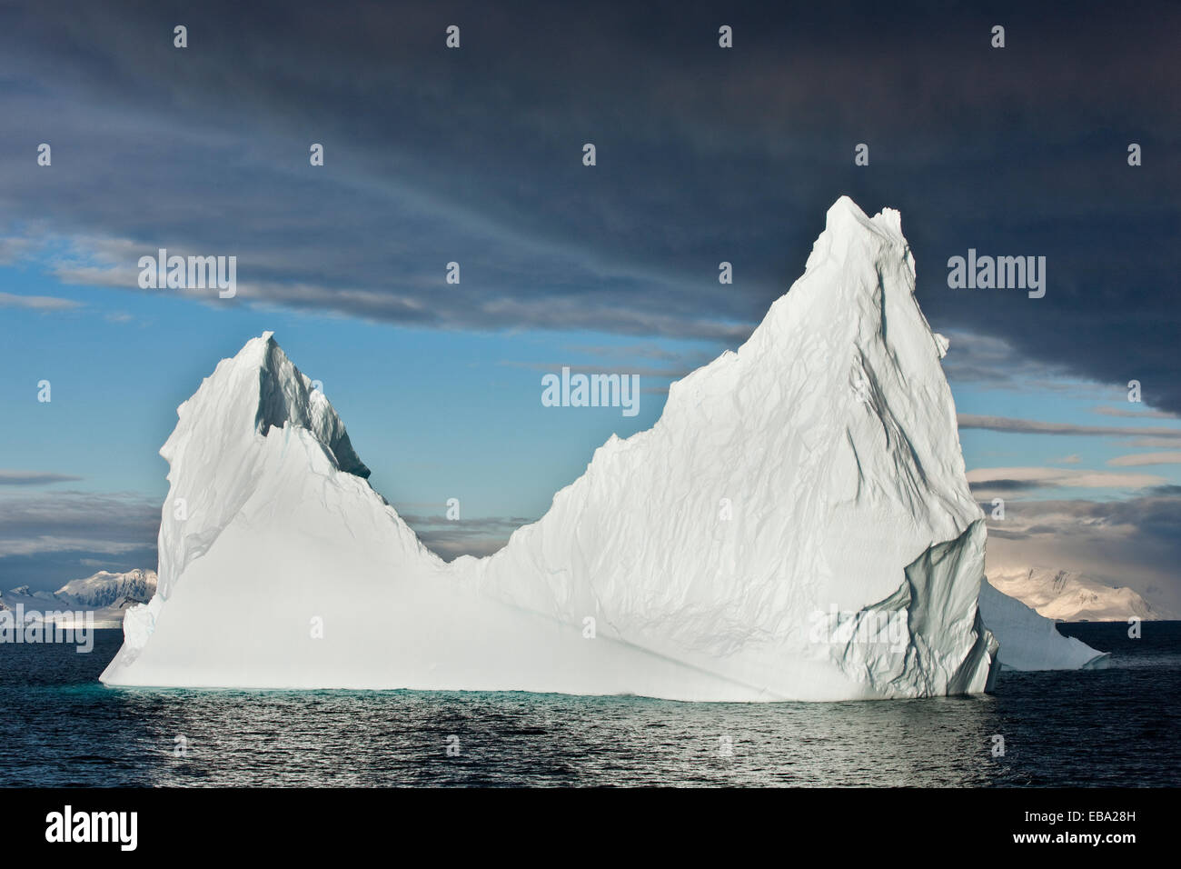 Iceberg in the morning light, Antarctic Peninsula, Antarctica Stock ...