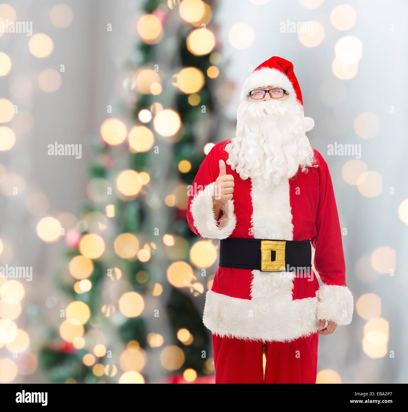 man in costume of santa claus Stock Photo - Alamy