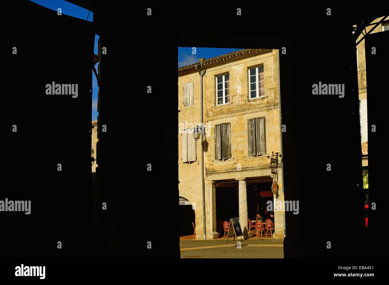 France-Aquitaine-Gironde- ""Bastide"" of Monségur, XIIIc. Bastides are ...