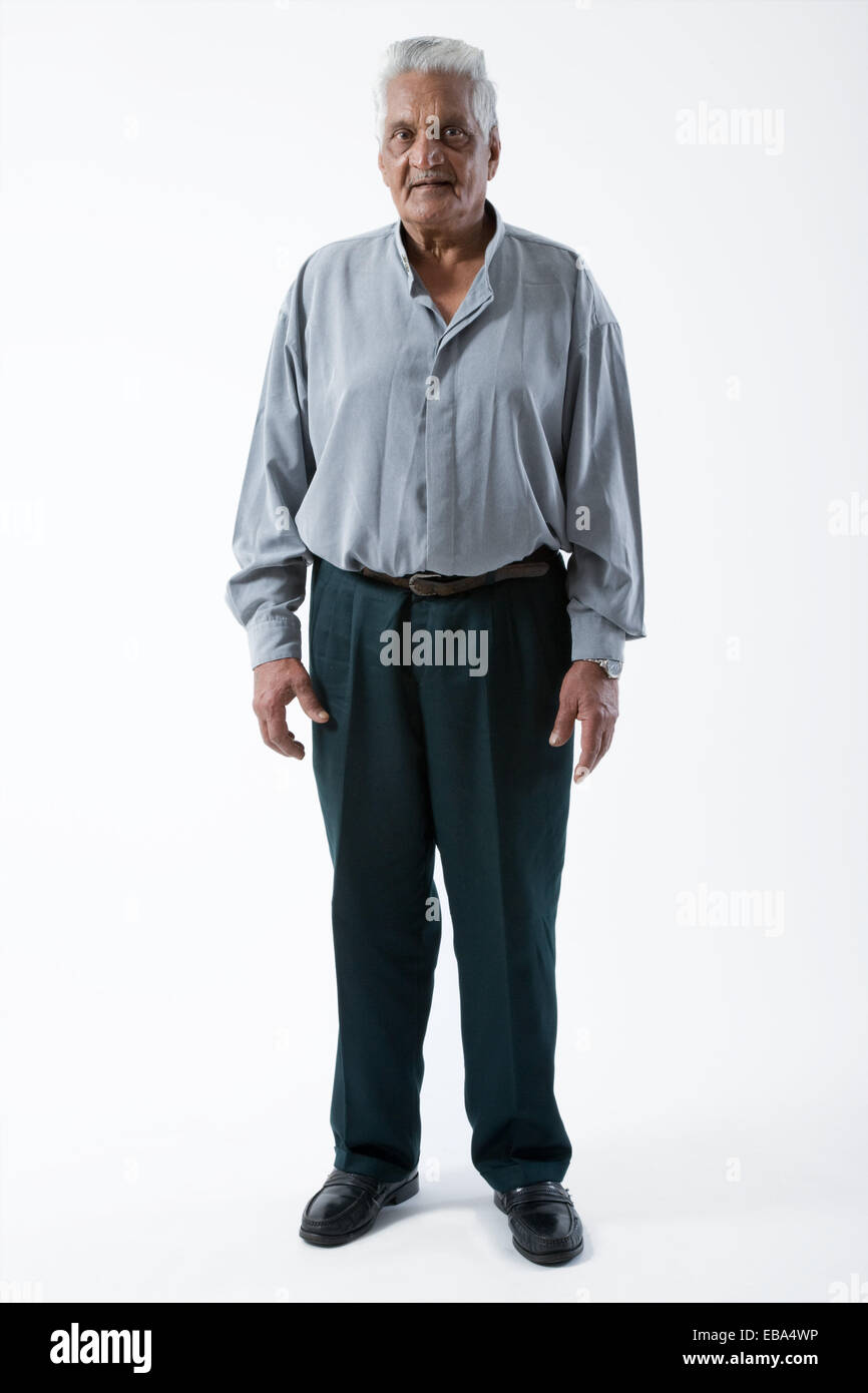 Portrait of an older man smiling Stock Photo - Alamy