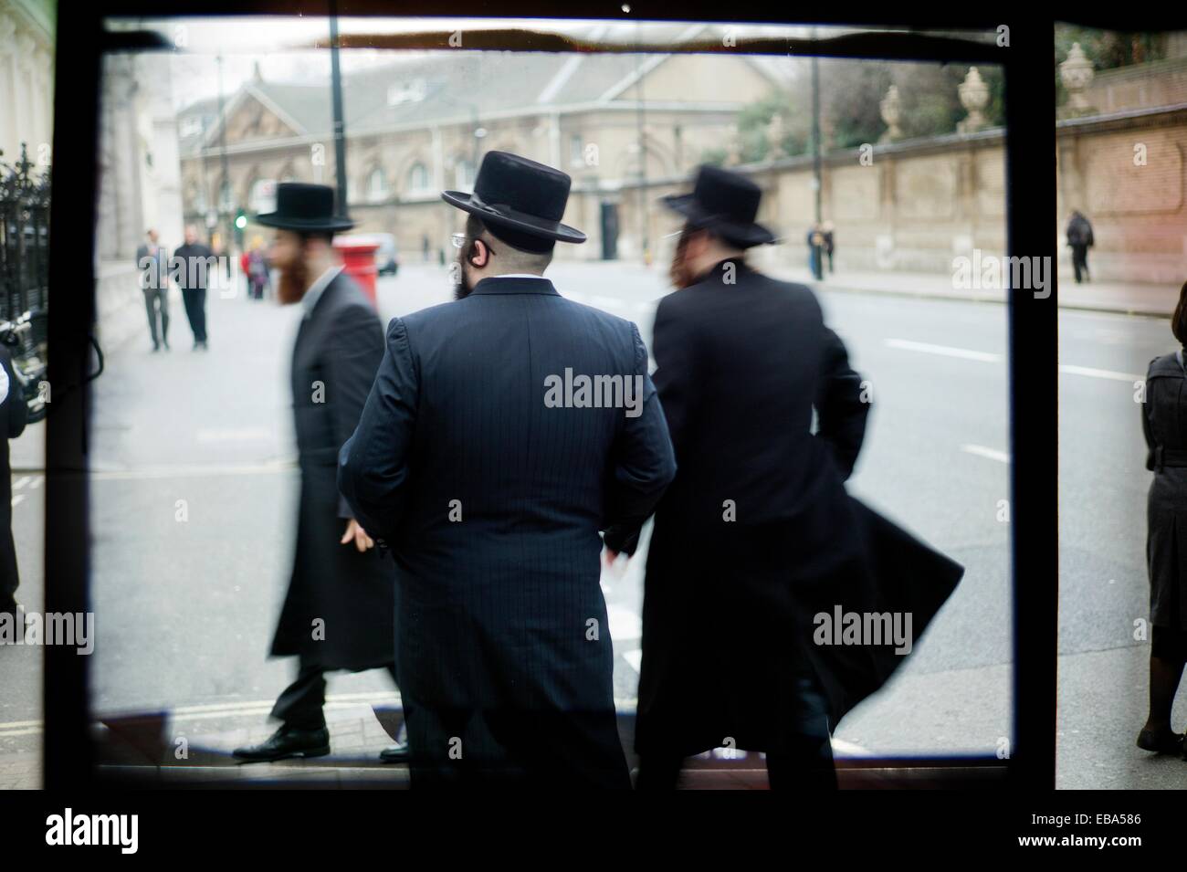 Jewish Men, dressed in typical costumes, Buckingham Gate, London ...