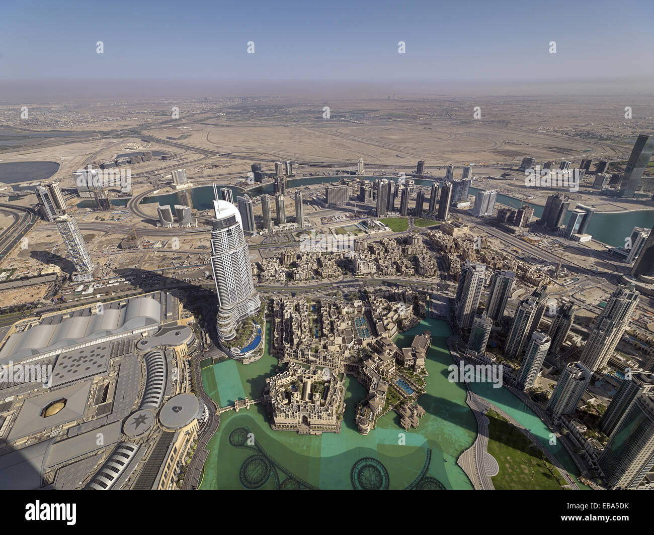 Overview. Dubai. UAE Stock Photo - Alamy