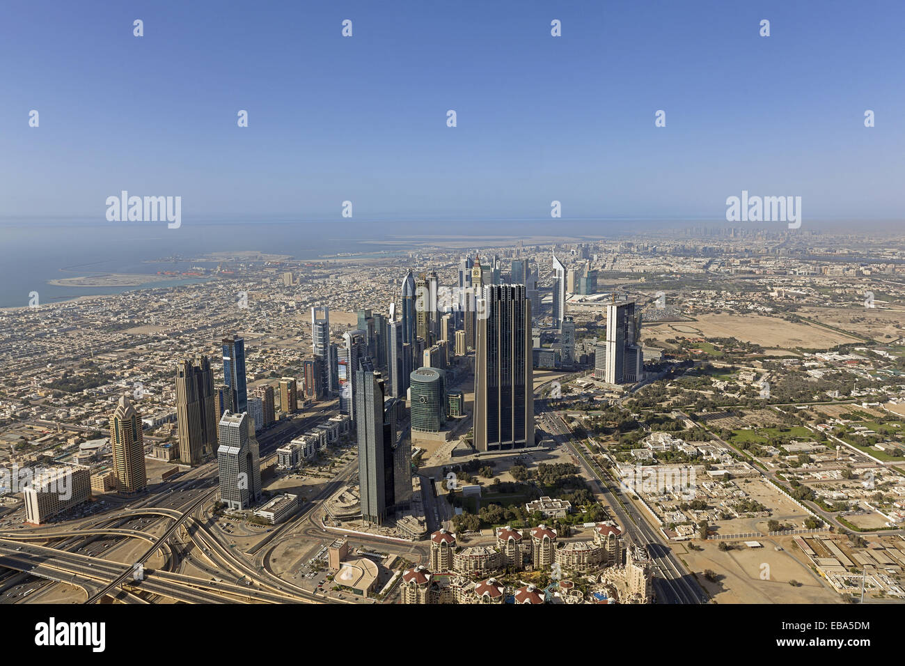 Overview. Dubai. UAE Stock Photo - Alamy