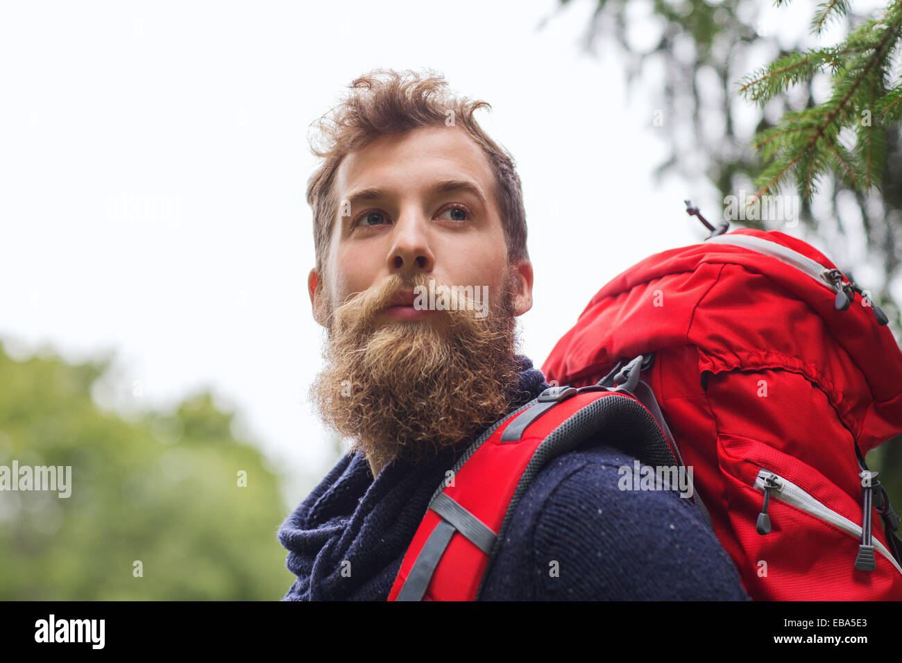 Young tourist man beard hi-res stock photography and images - Alamy