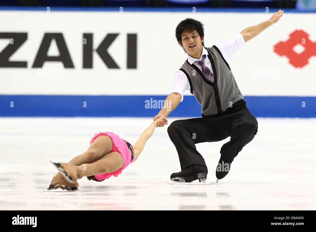 Osaka, Japan. 28th Nov, 2014. Narumi Takahashi & Ryuichi Kihara (JPN ...