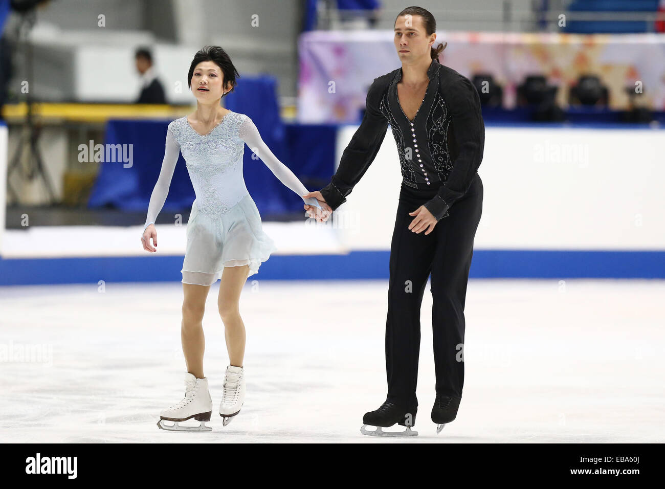 Osaka, Japan. 28th Nov, 2014. Yuko Kawaguchi Alexander Smirnov (RUS ...