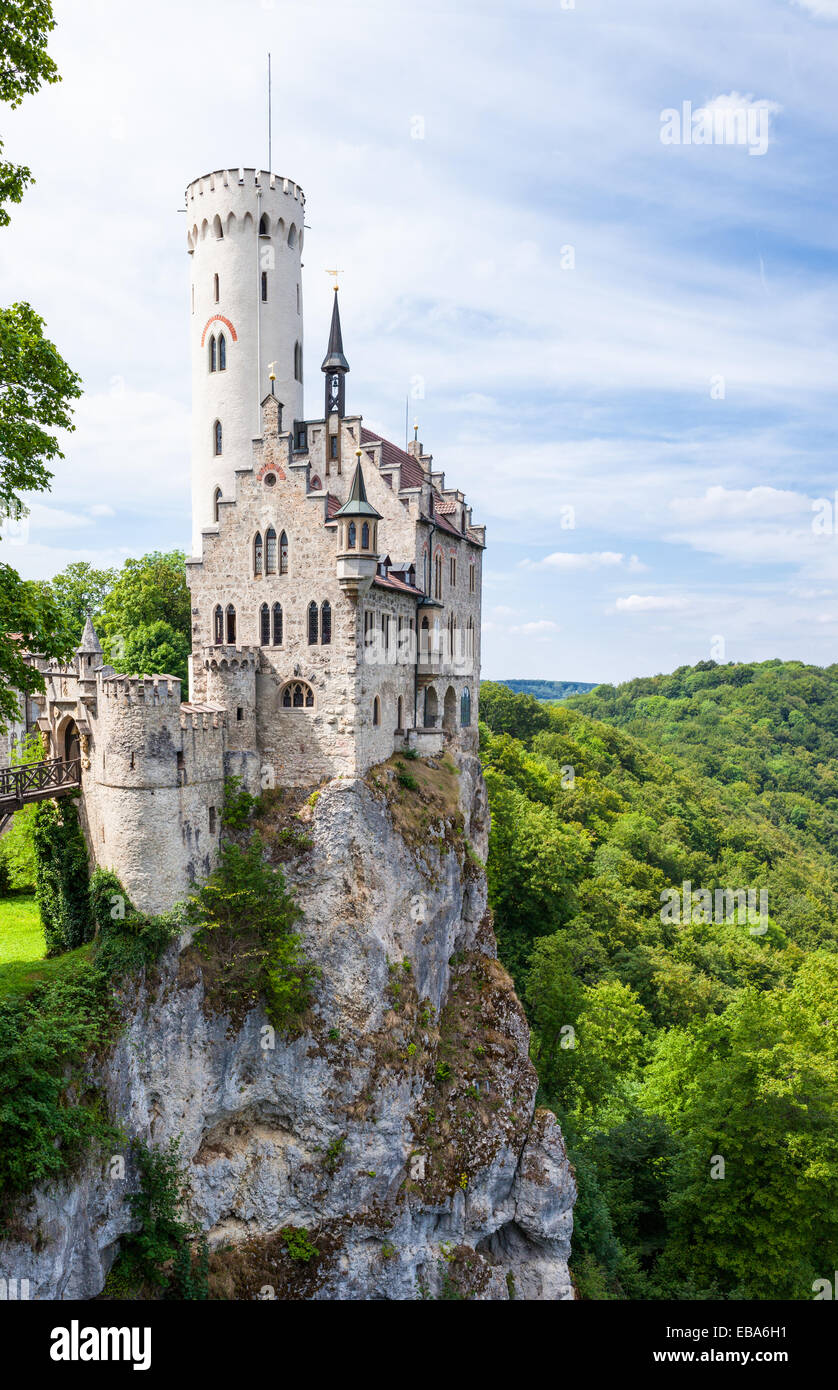 Medieval lichtenstein castle on mountain hi-res stock photography and ...
