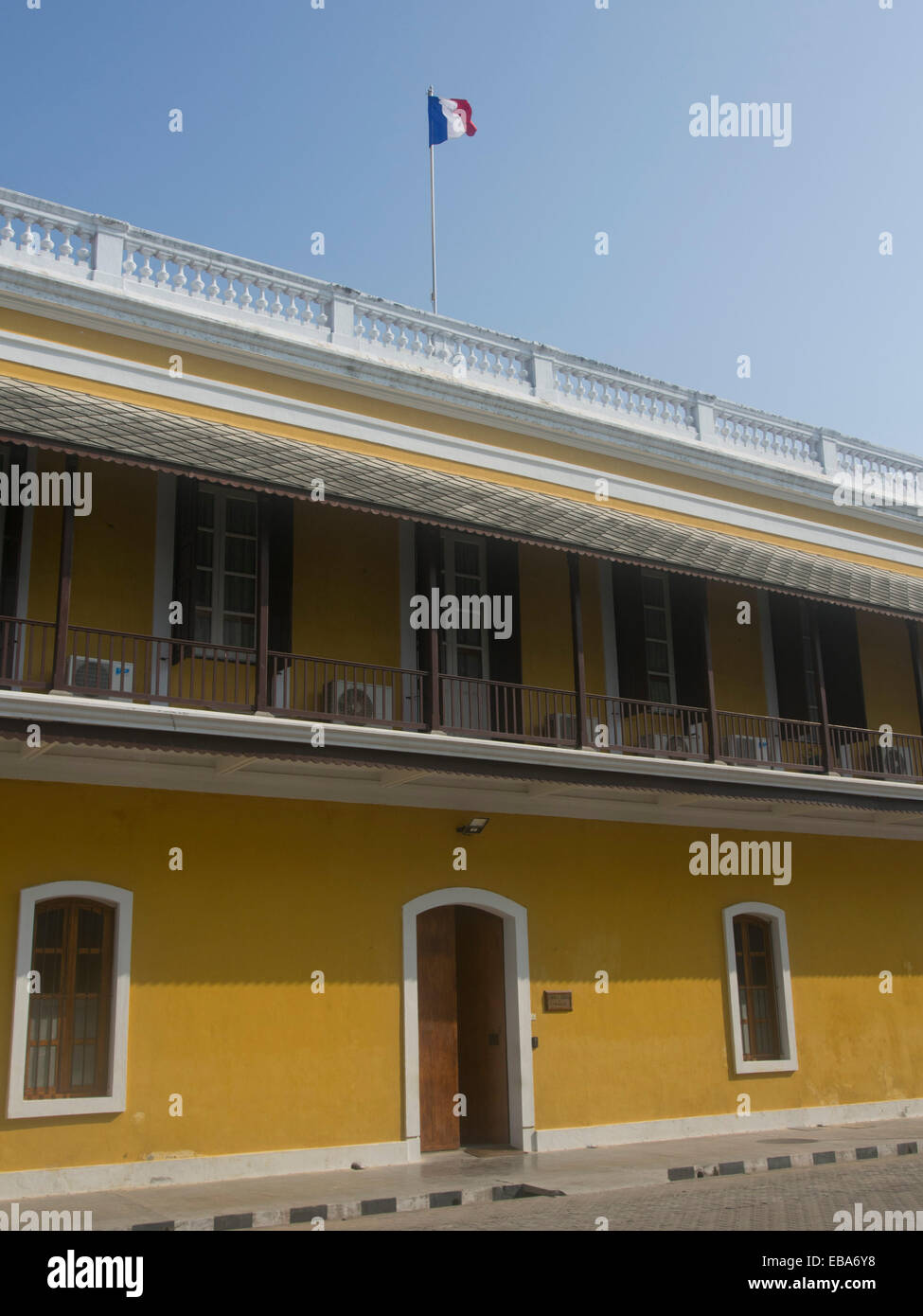 French consulate in the union territory of Pondicherry, Tamil Nadu ...
