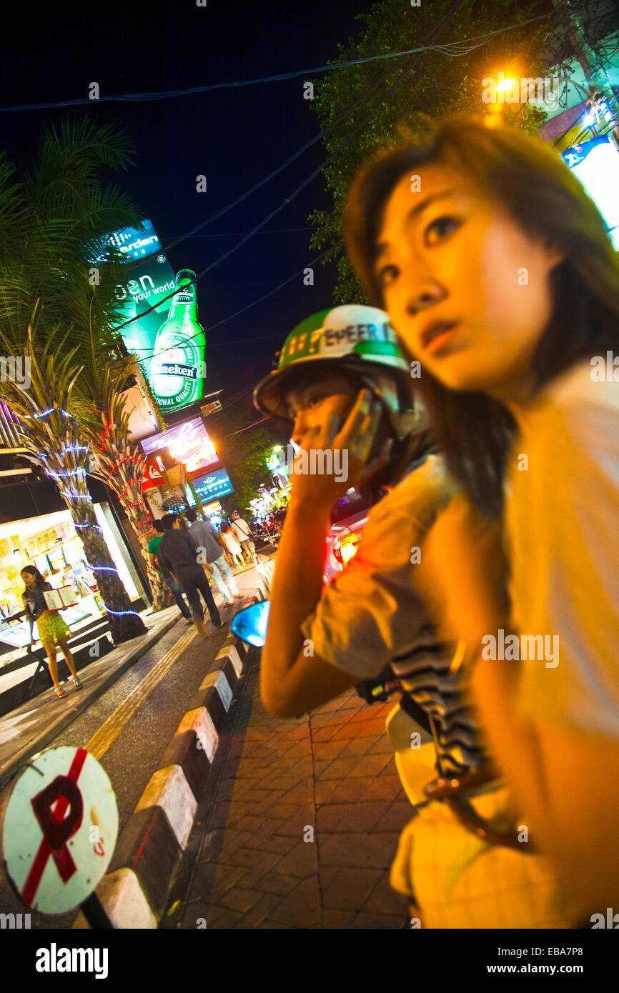 Night life legian street kuta bali hi-res stock photography and images ...