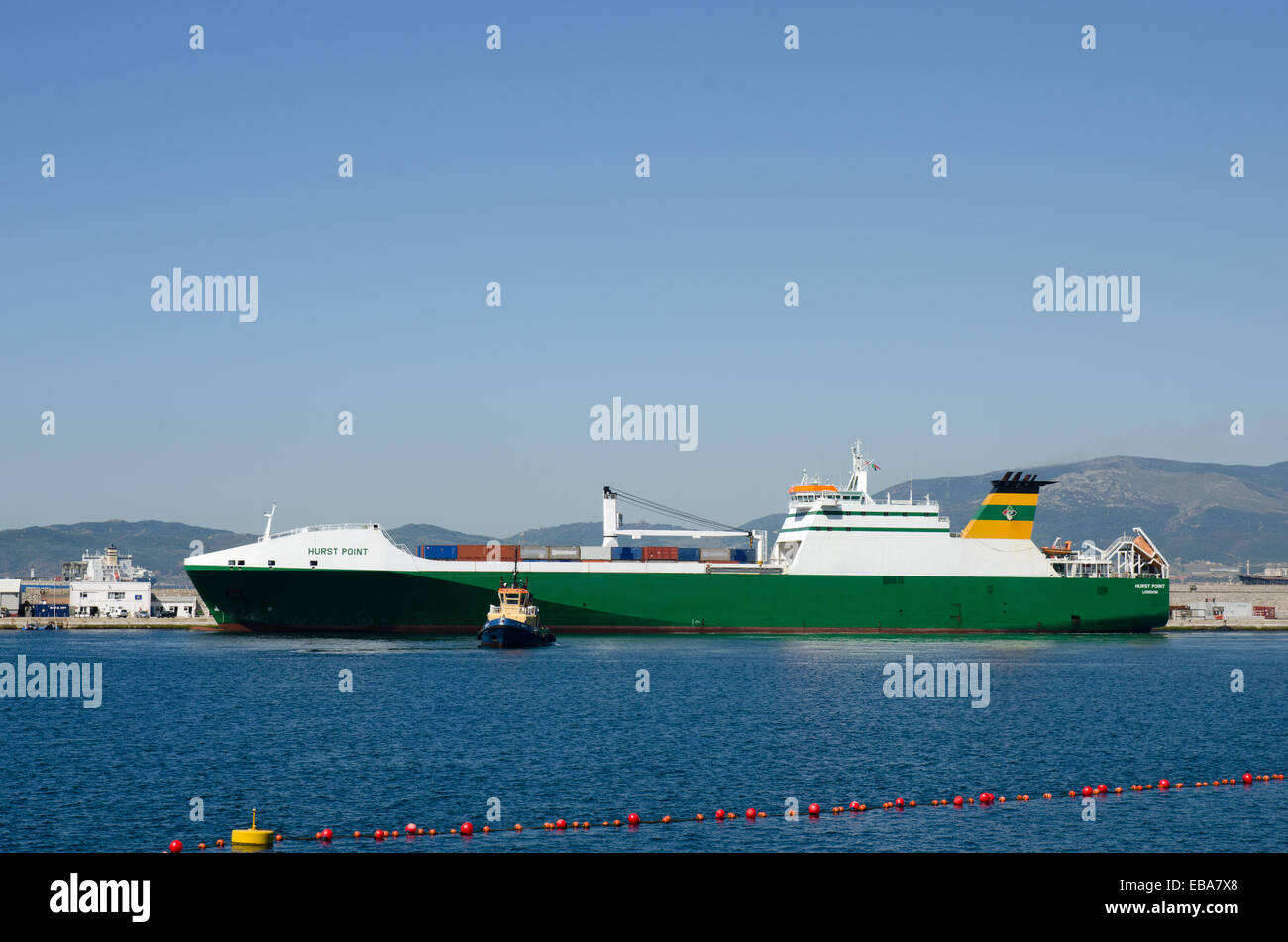 MV Hurst Point, a Point-class sealift ship operated by Foreland ...