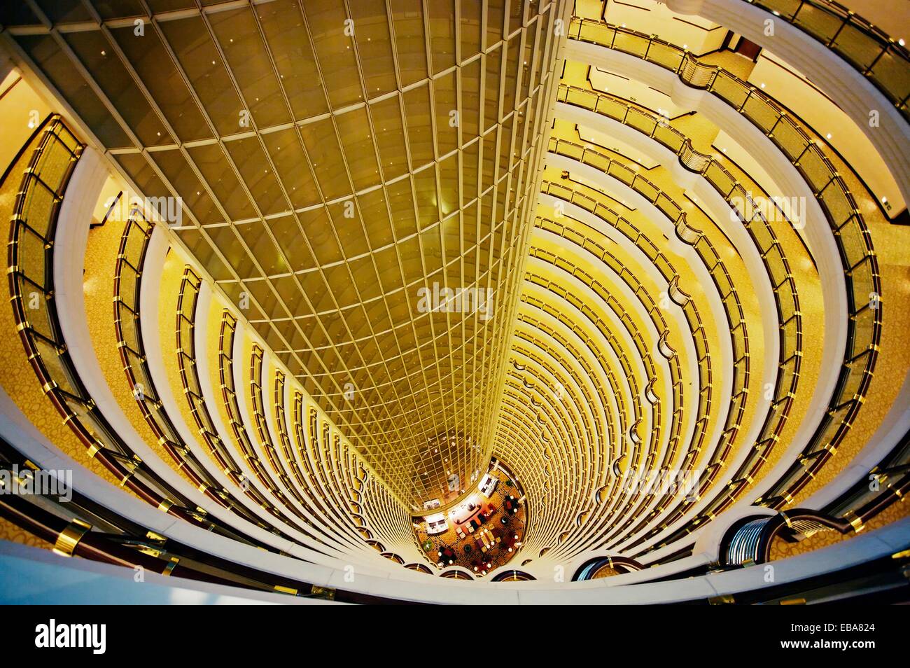 Shanghai tower atrium hi-res stock photography and images - Alamy