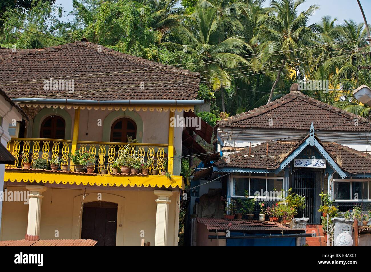 House, Panaji Goa India Stock Photo - Alamy