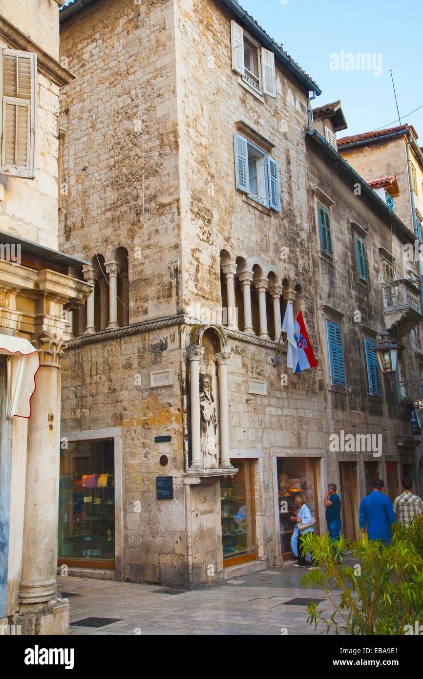 People in Narodni trg (PJACA popular name of the square of the city ...