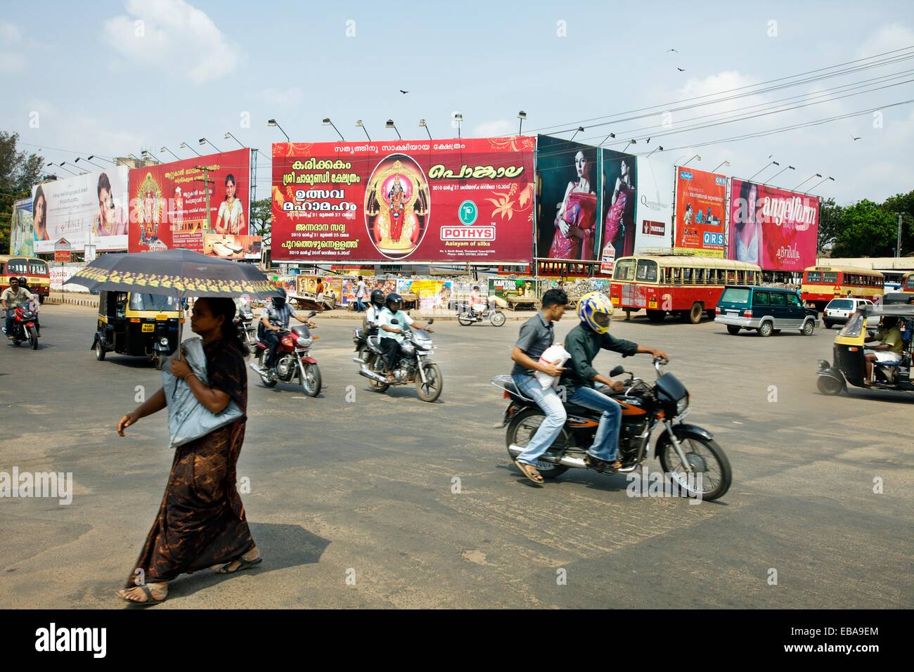Street, Trivandrum, Thiruvananthapuram, Kerala, India Stock Photo - Alamy