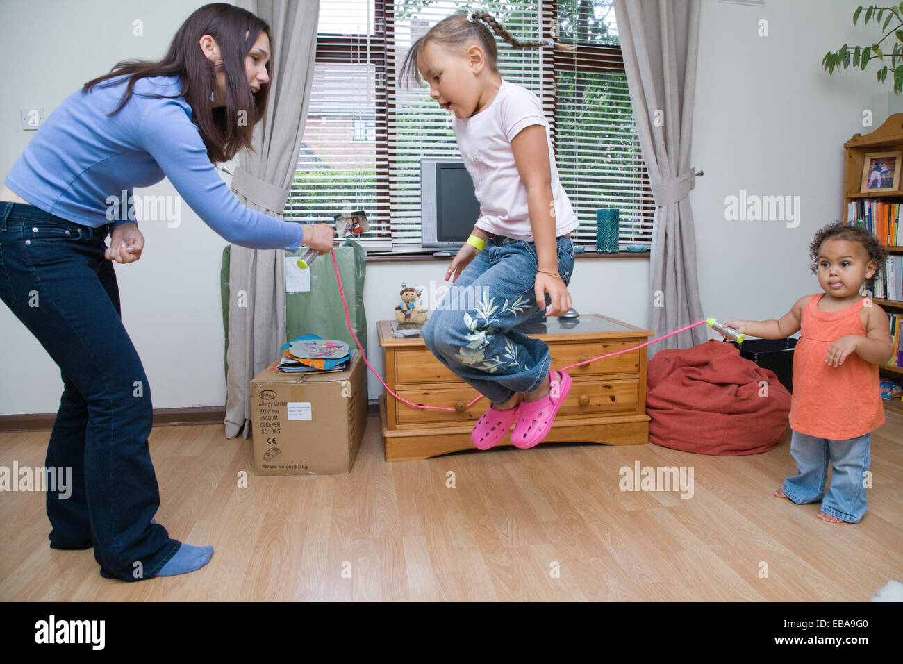 Skipping Game Play Stock Photos & Skipping Game Play Stock Images - Alamy