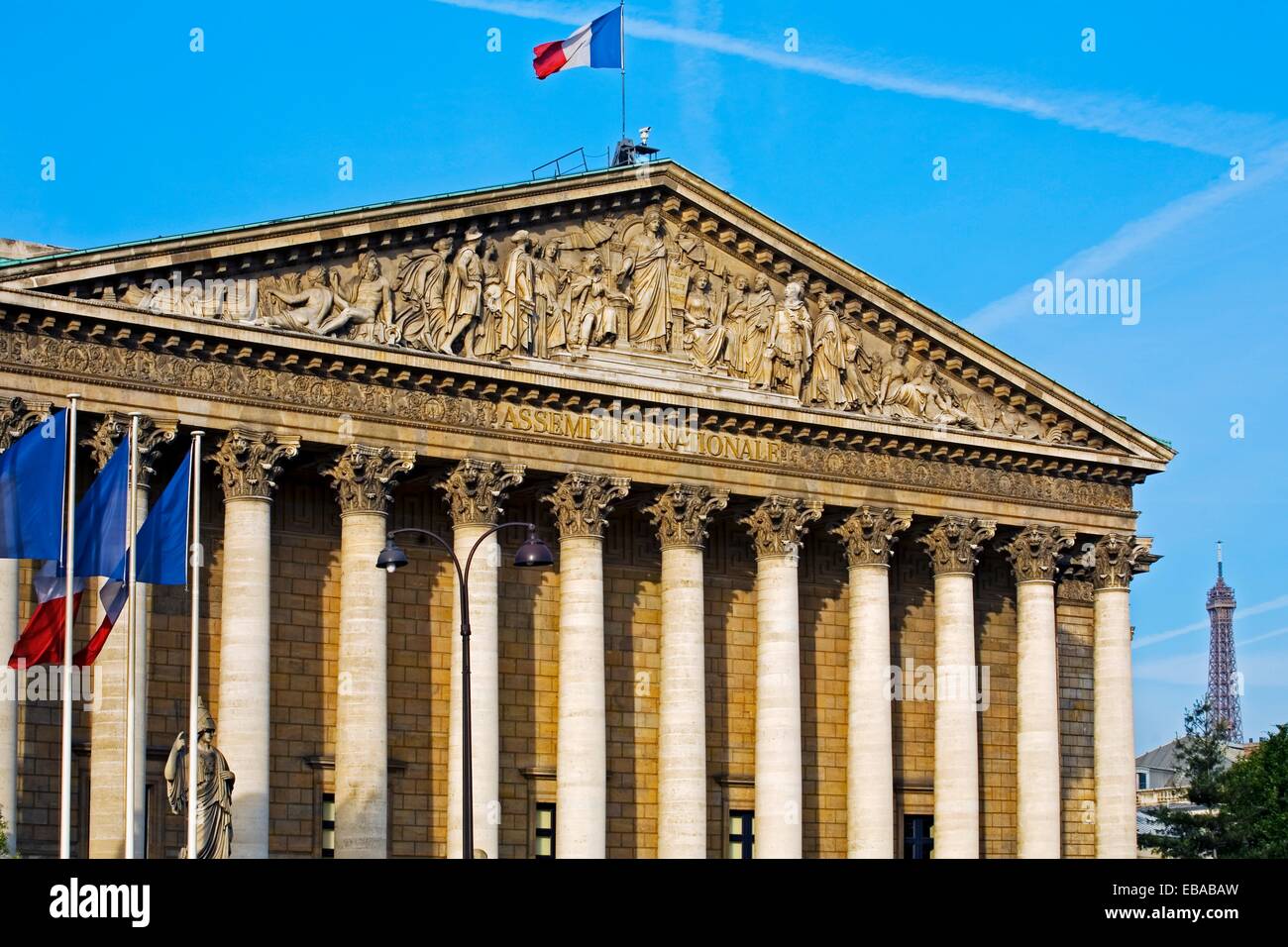 Paris palais bourbon hi-res stock photography and images - Alamy