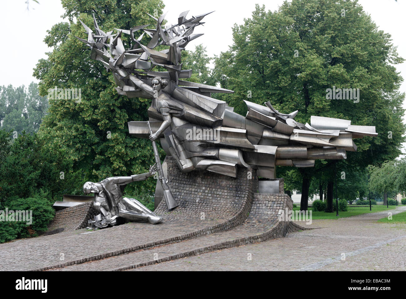 Monument to the Defenders of the Polish Post Office, square in front of ...