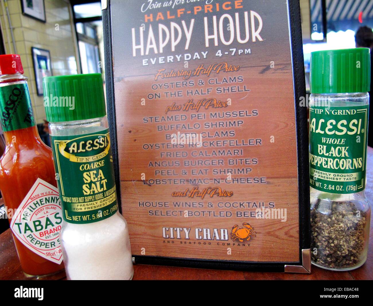 Happy hour menu hi-res stock photography and images - Alamy