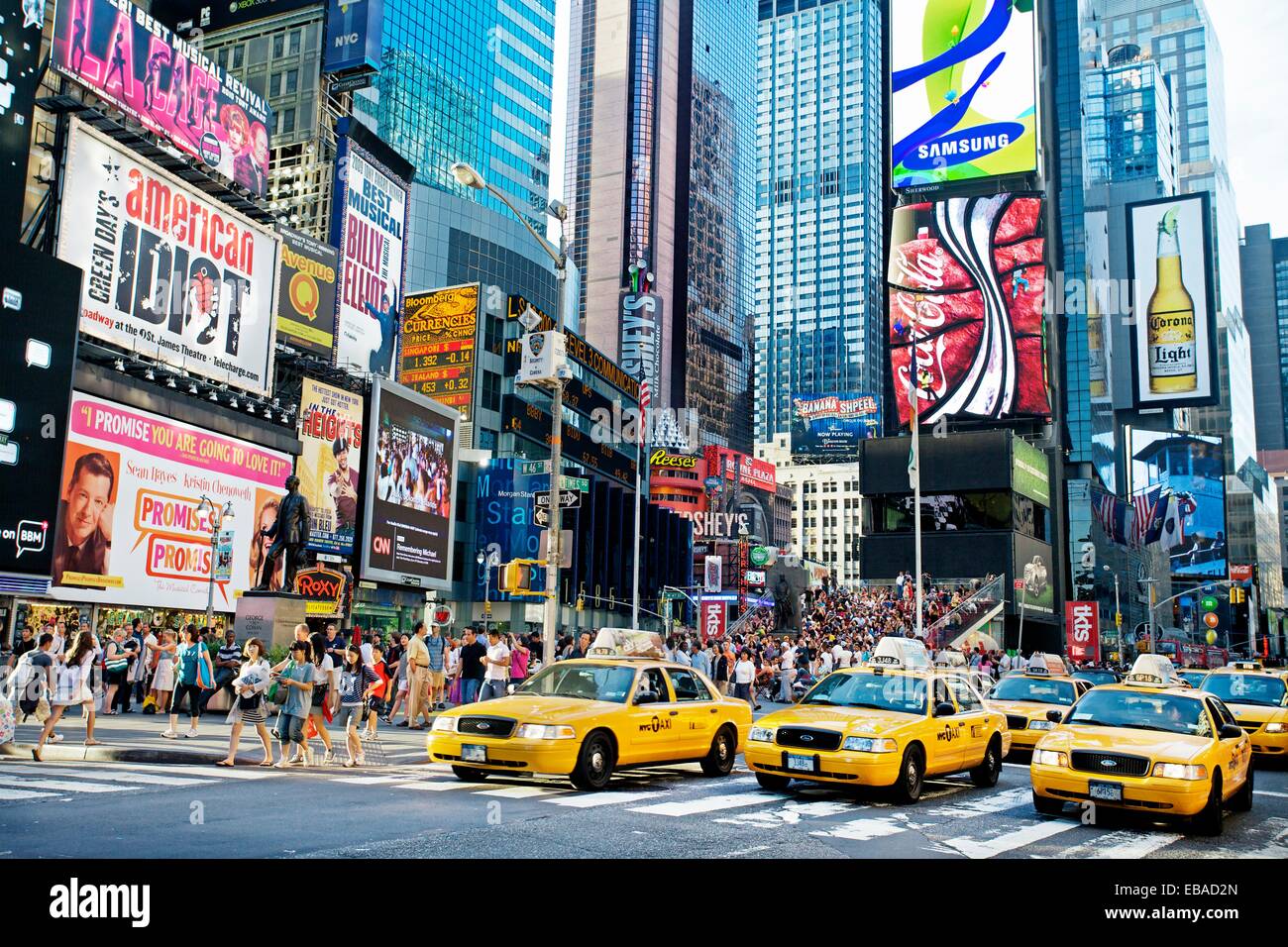 Times square, Manhattan, New York City USA Stock Photo - Alamy