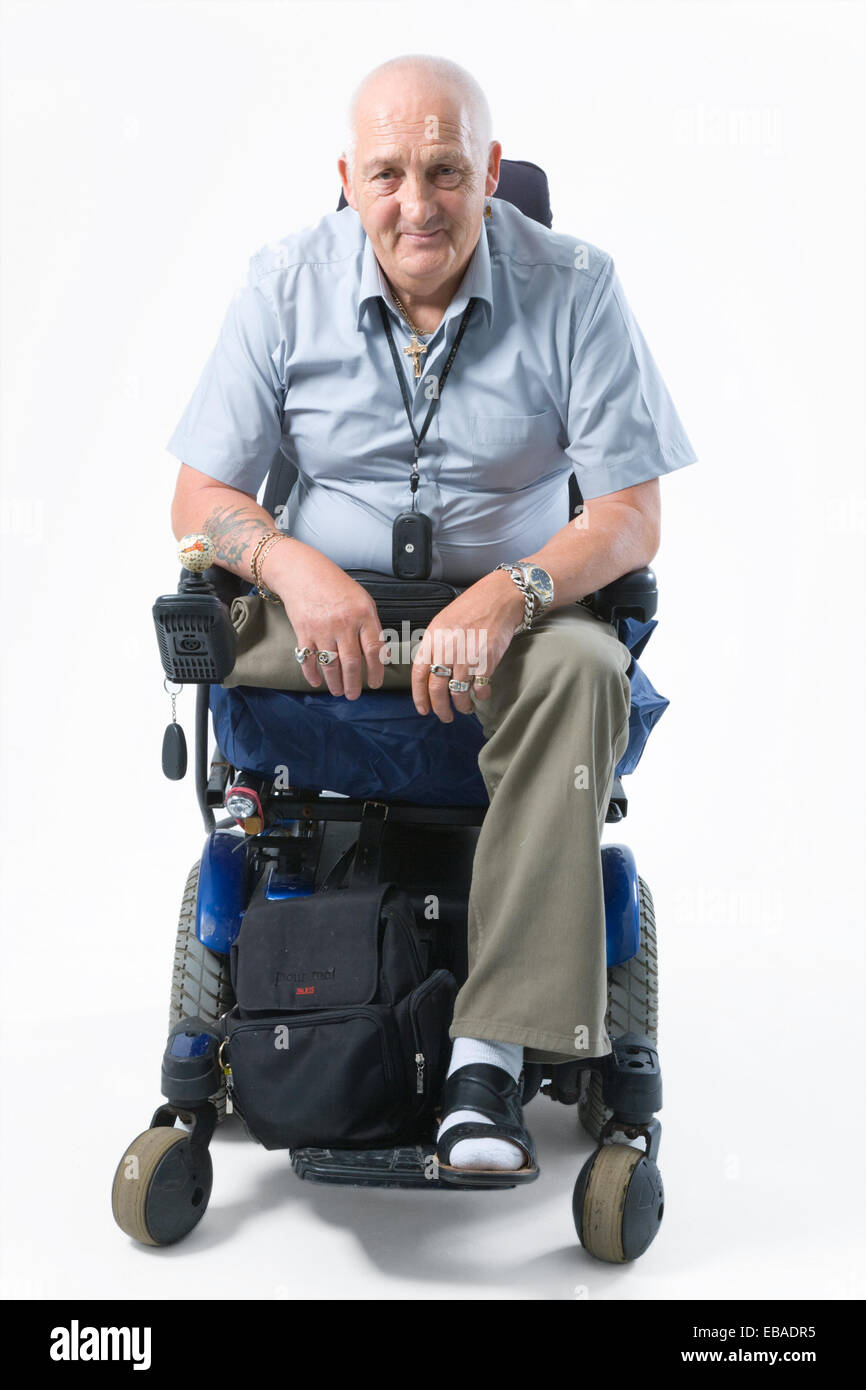 Portrait of a male wheelchair user Stock Photo - Alamy