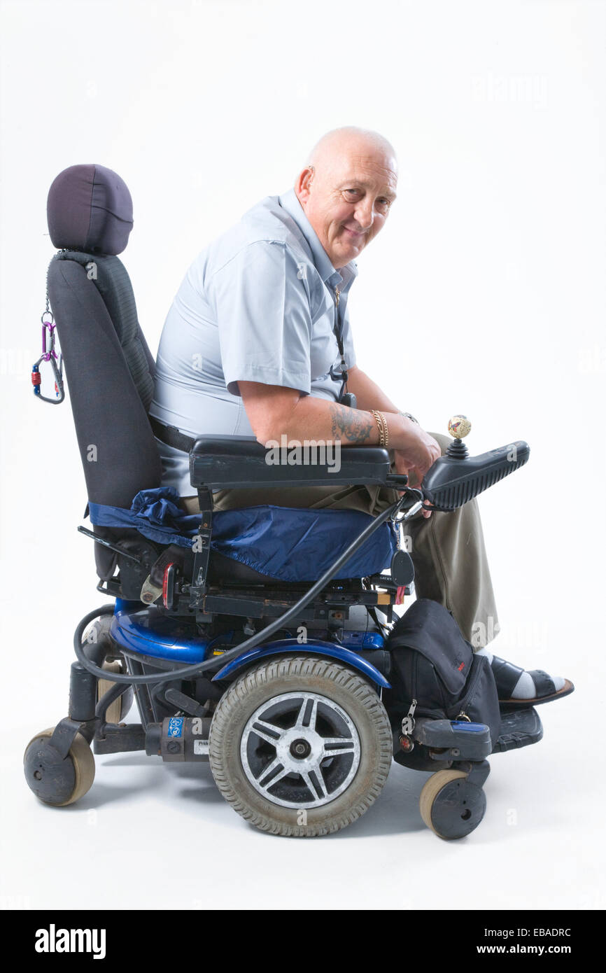 Portrait of a male wheelchair user Stock Photo - Alamy