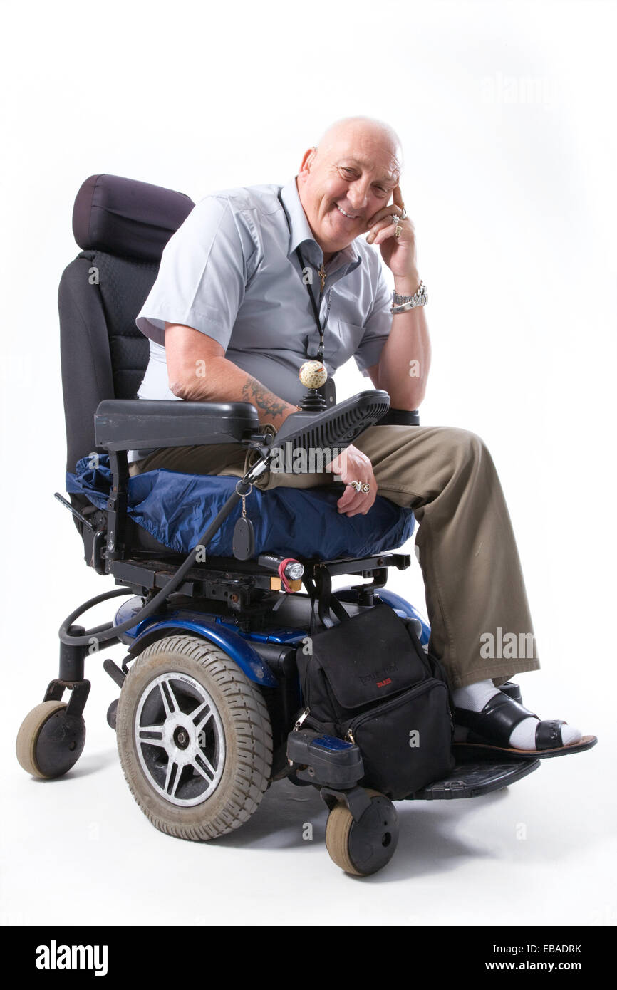 Electric wheelchair smile hi-res stock photography and images - Alamy