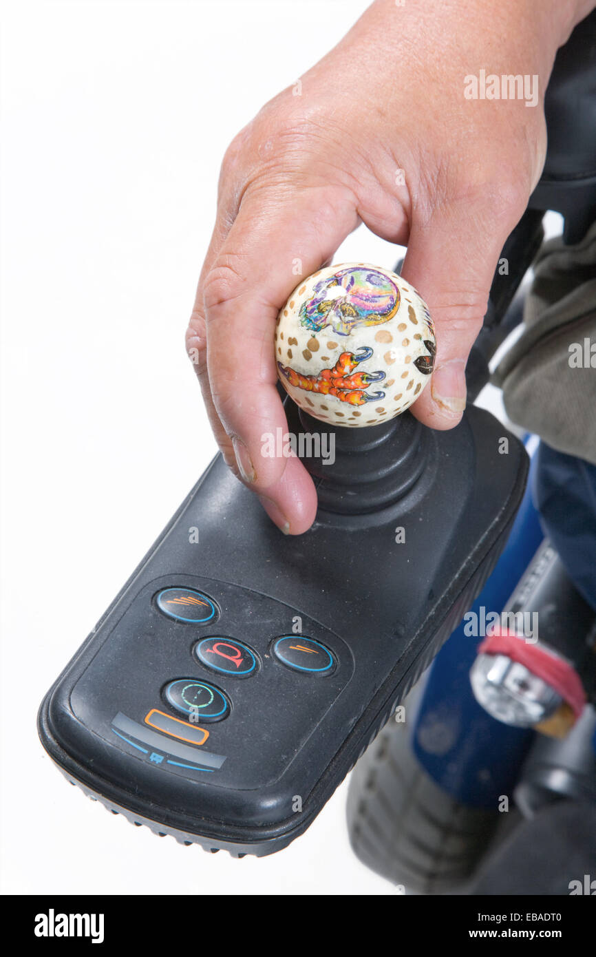 Electric wheelchair controls hi-res stock photography and images - Alamy