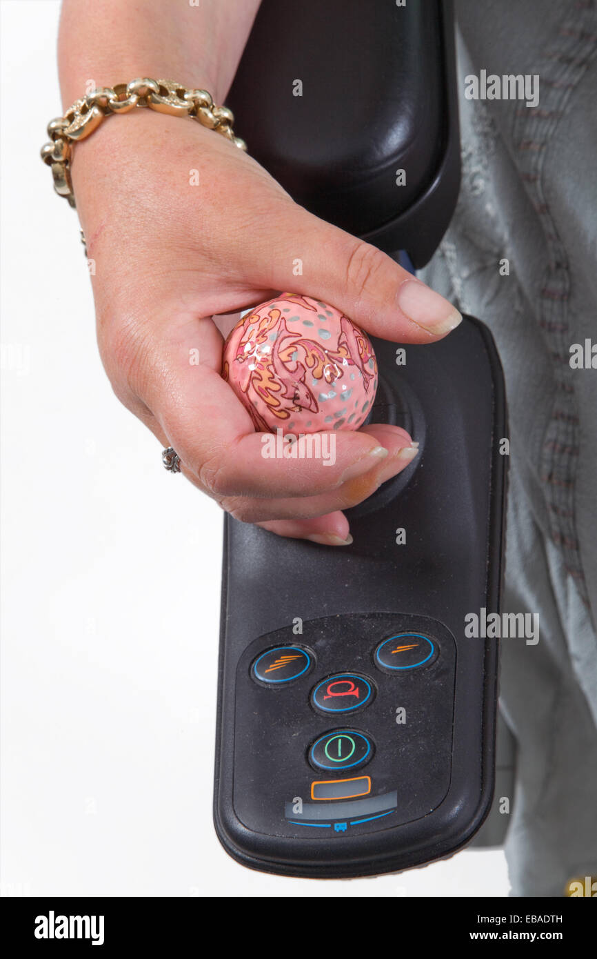 Electric wheelchair control joystick hi-res stock photography and ...