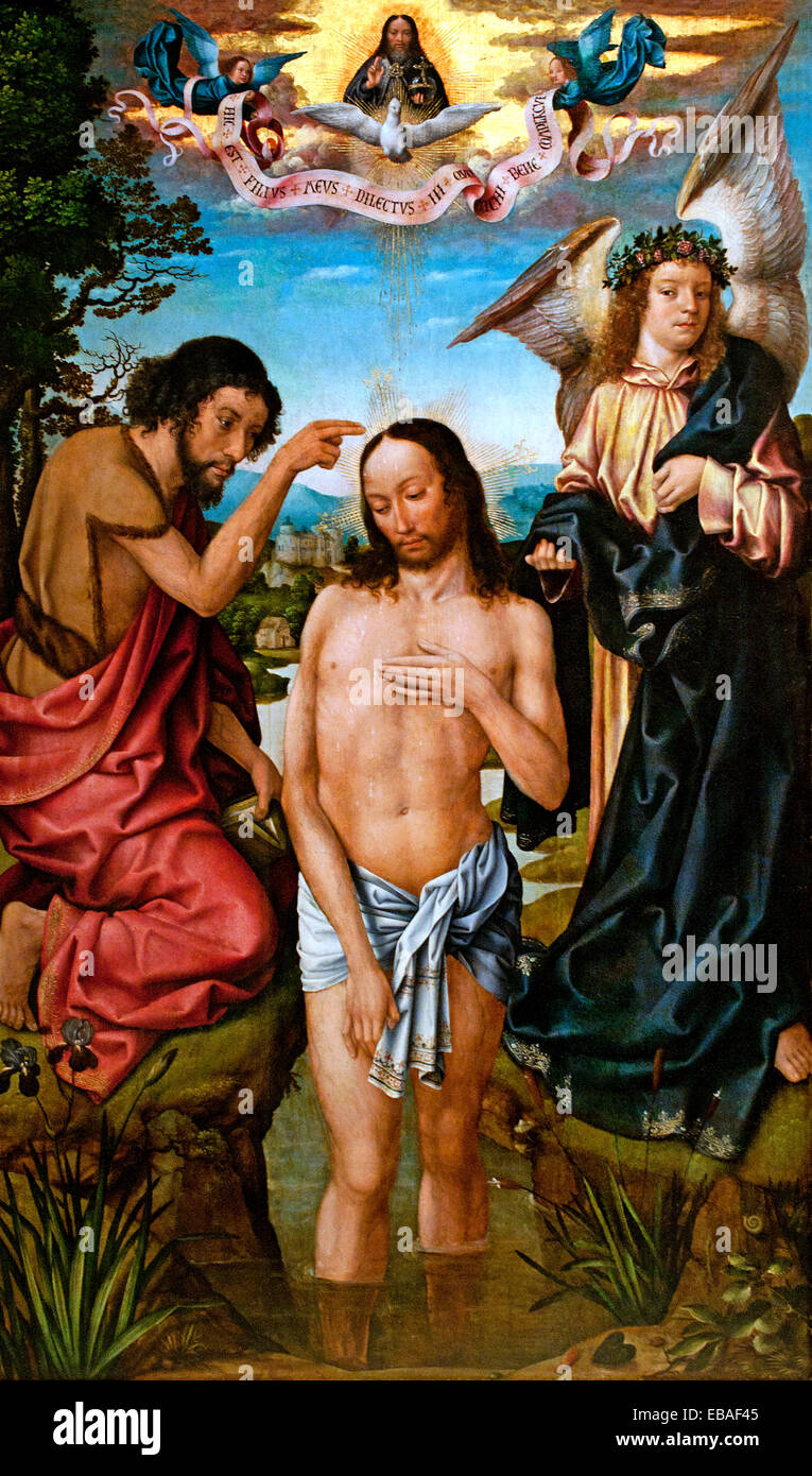 Triptych of the Baptism of Christ by Master of Frankfurt Baroque ...