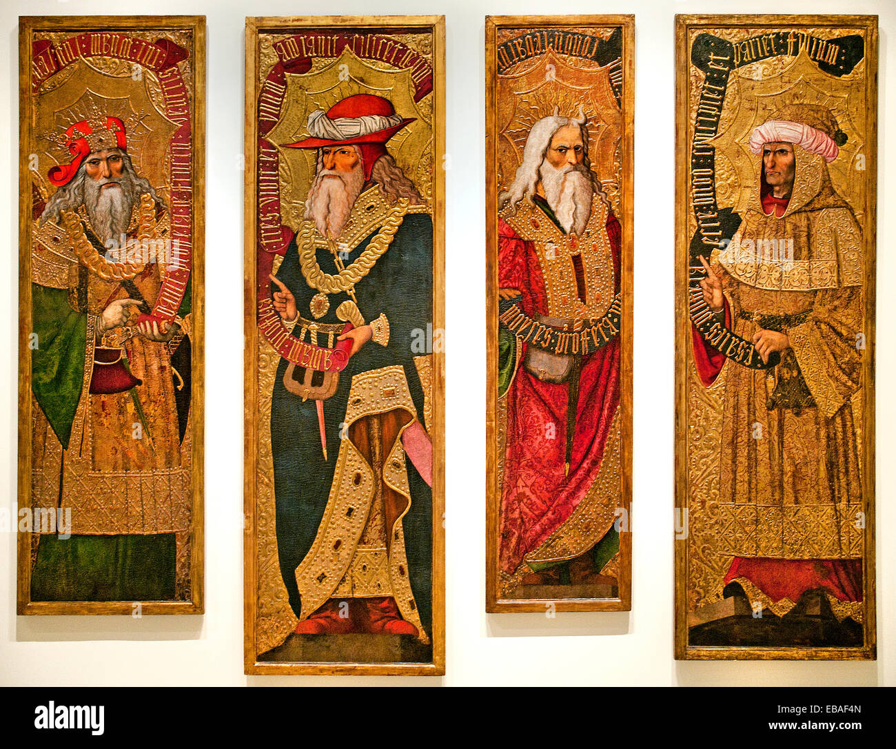 Abraham Moses David Isaiah Bible Joan Gascó 1500-1529 Navarra Catalonia ...