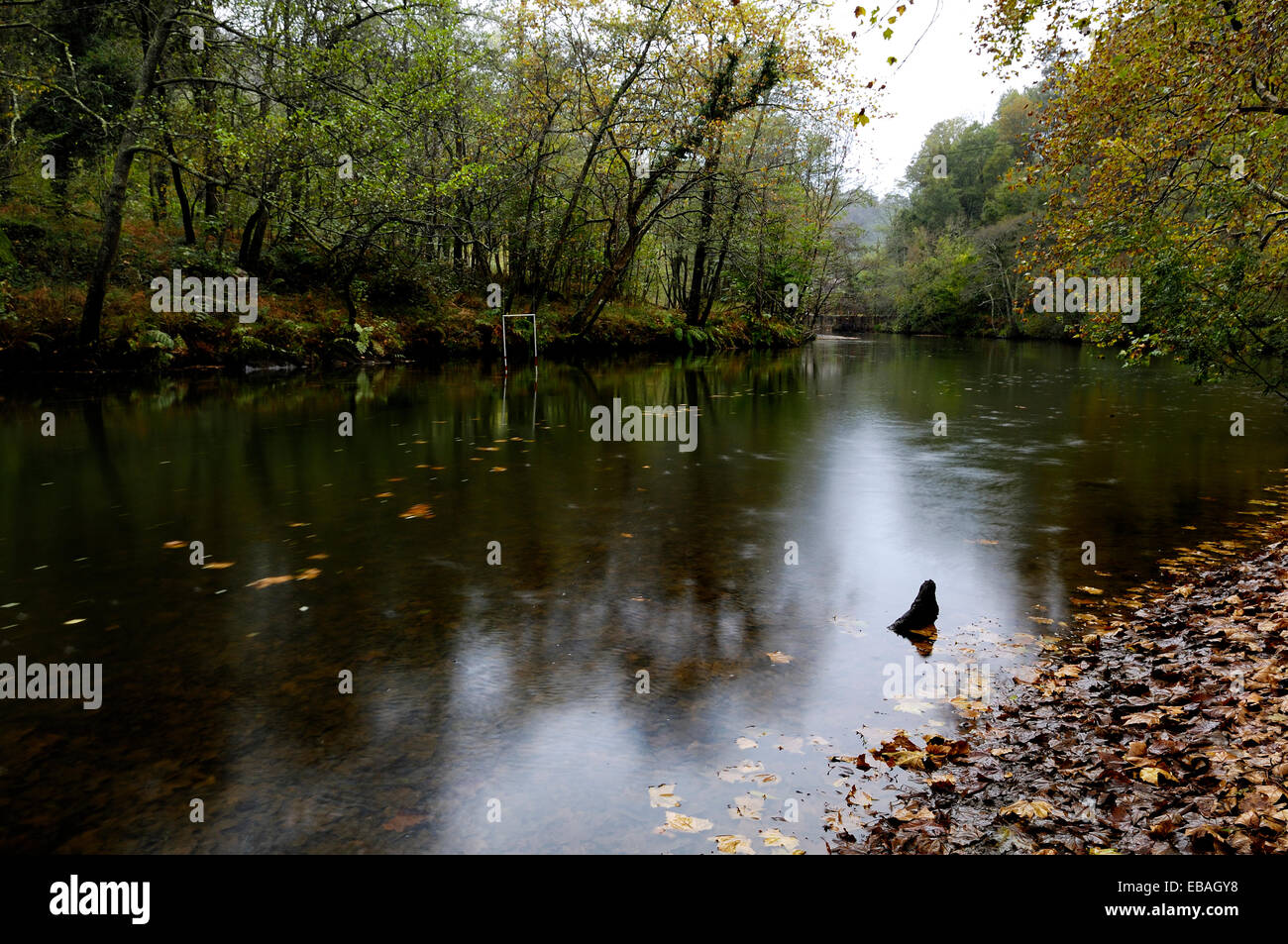 River Urumea in Hernani, Basque Country, Spain, Euskadi, Euskal Herria ...