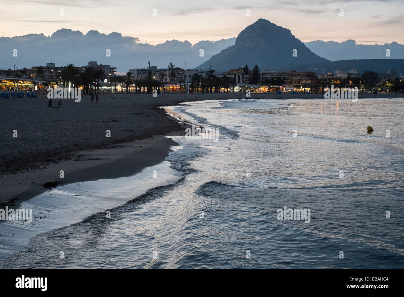 Javea dusk montgo hi-res stock photography and images - Alamy