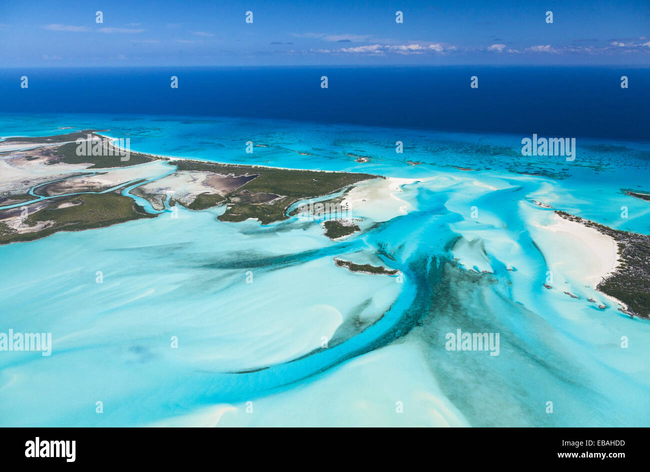 Exuma bahamas aerial hi-res stock photography and images - Alamy