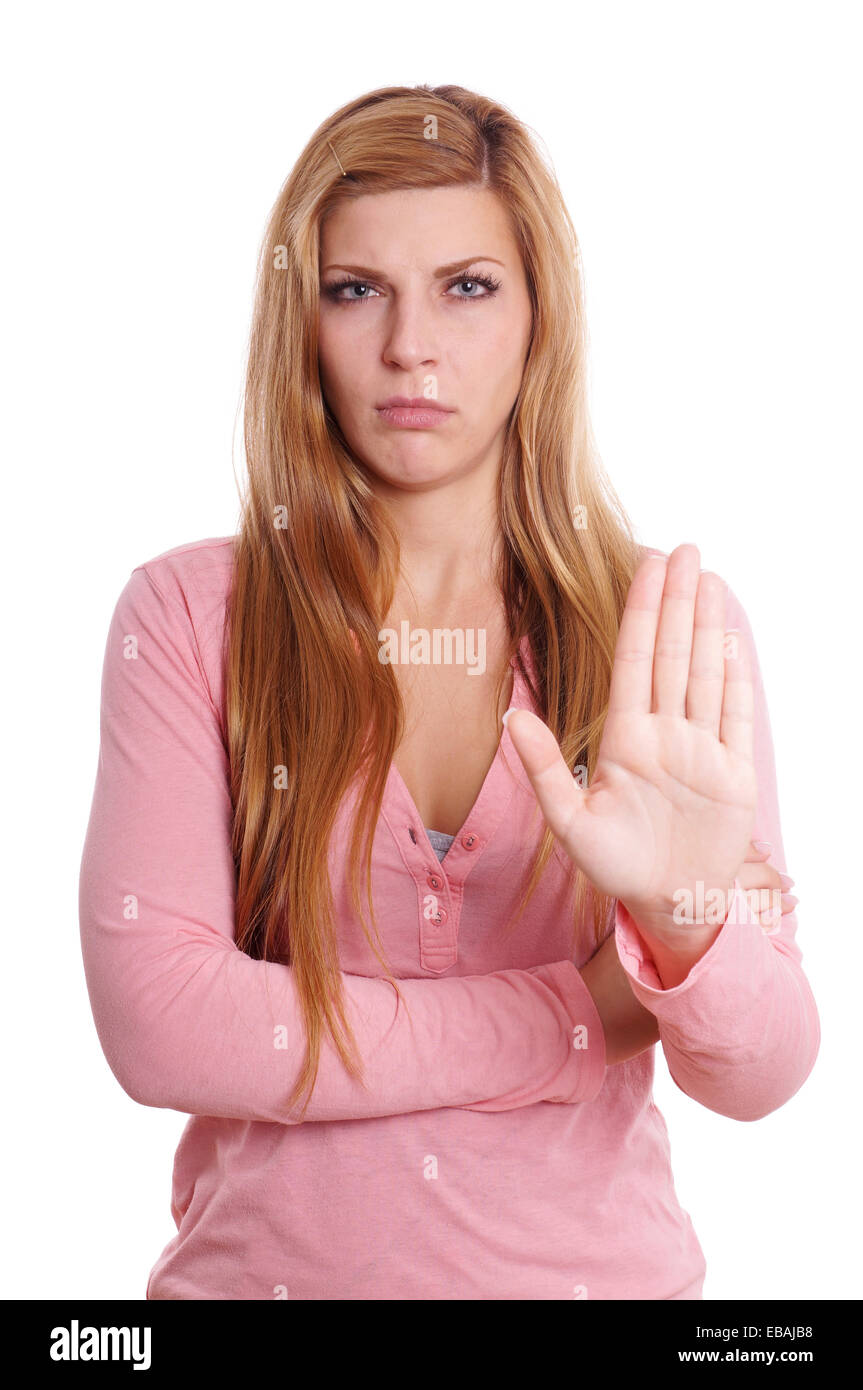 Hand stop stopping hand hi-res stock photography and images - Alamy