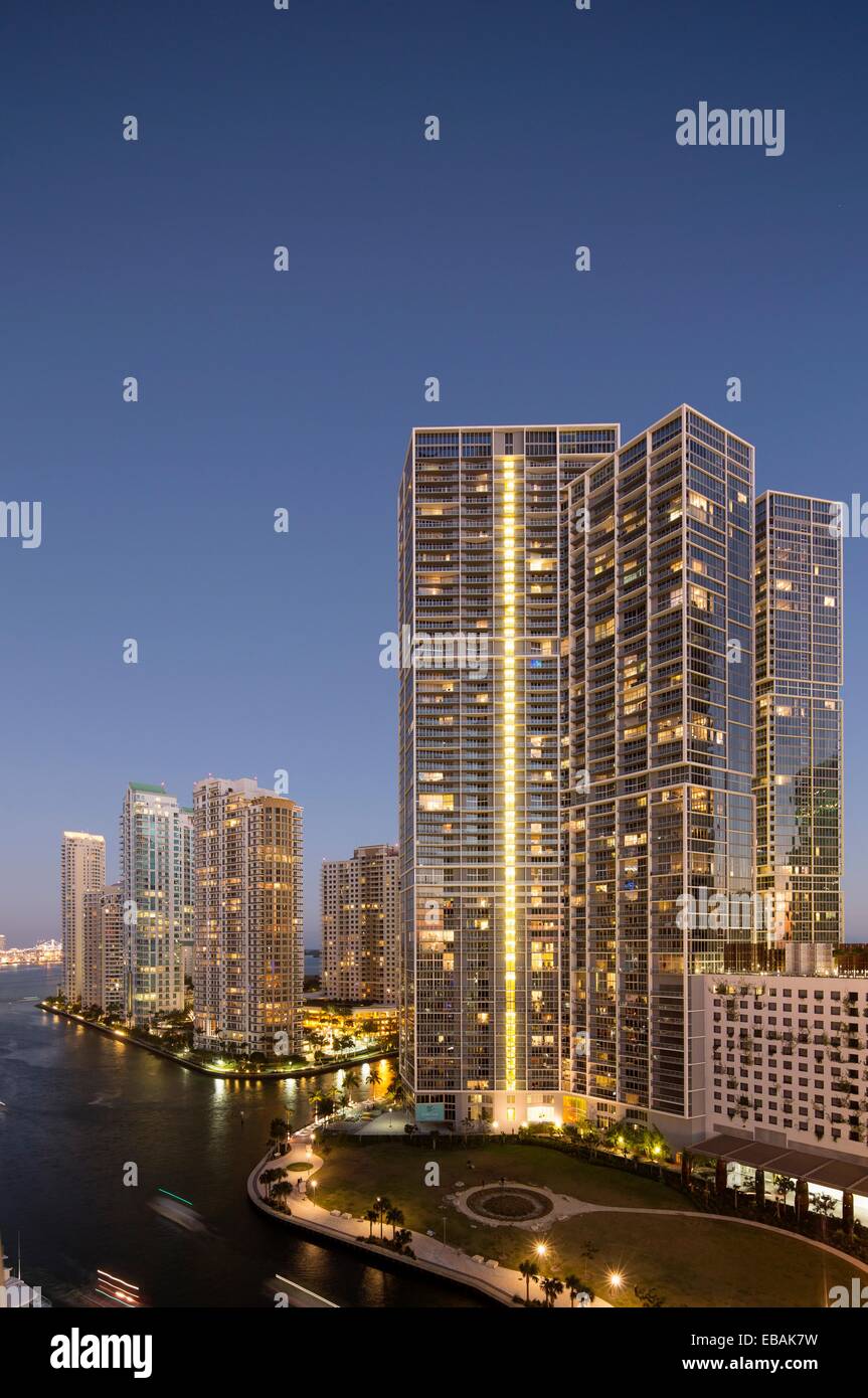 Icon brickell building hi-res stock photography and images - Alamy