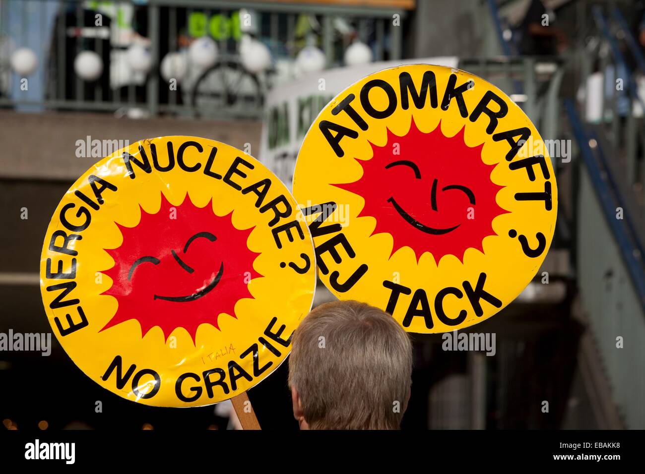Demonstration against nuclear power hi-res stock photography and images ...